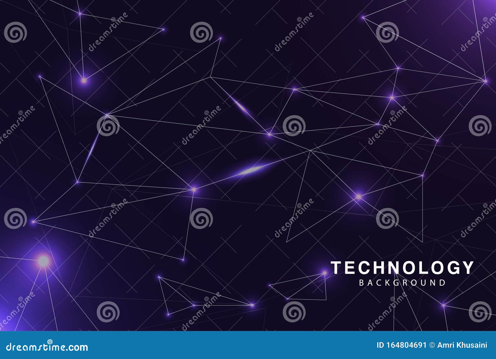 Purple Tech Background Awesome Stock Illustration - Illustration of ...