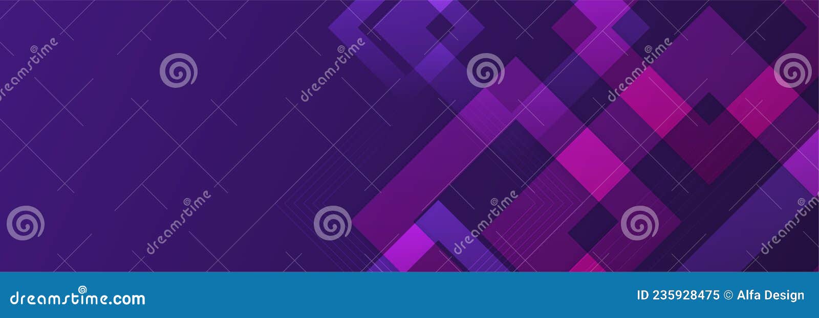 Purple Technology Banner Background. Vector Abstract Graphic Design ...