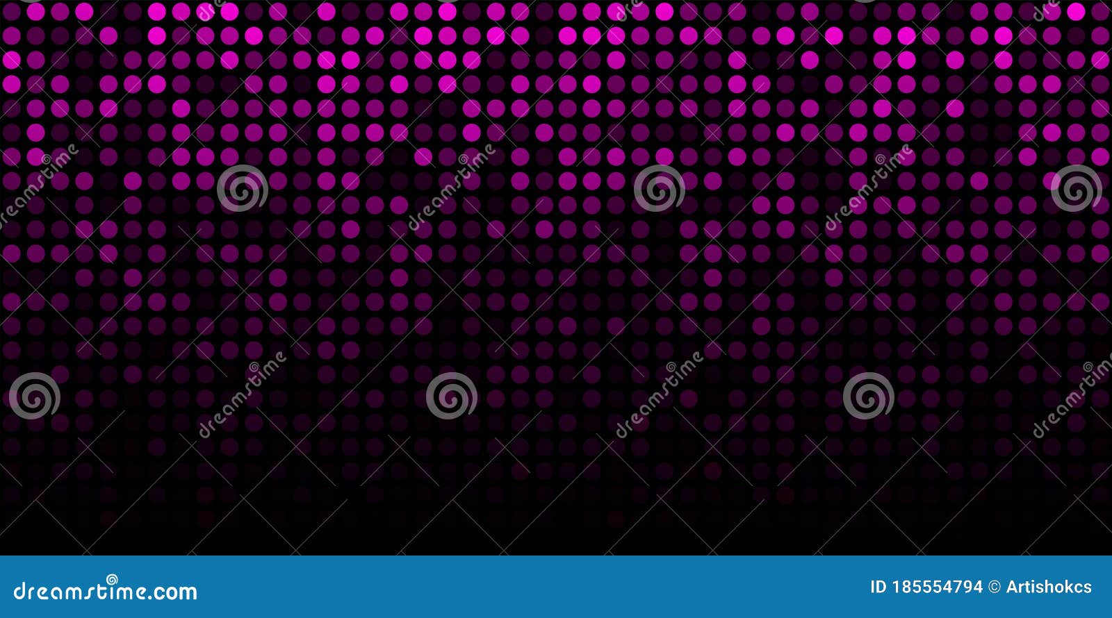 Purple Technology Horizontal Luminous Background. Gradient Pink Digital ...