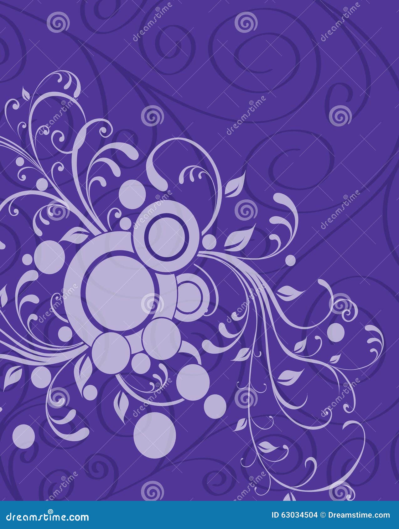 Purple-Tendrils-background Royalty-Free Stock Image | CartoonDealer.com ...