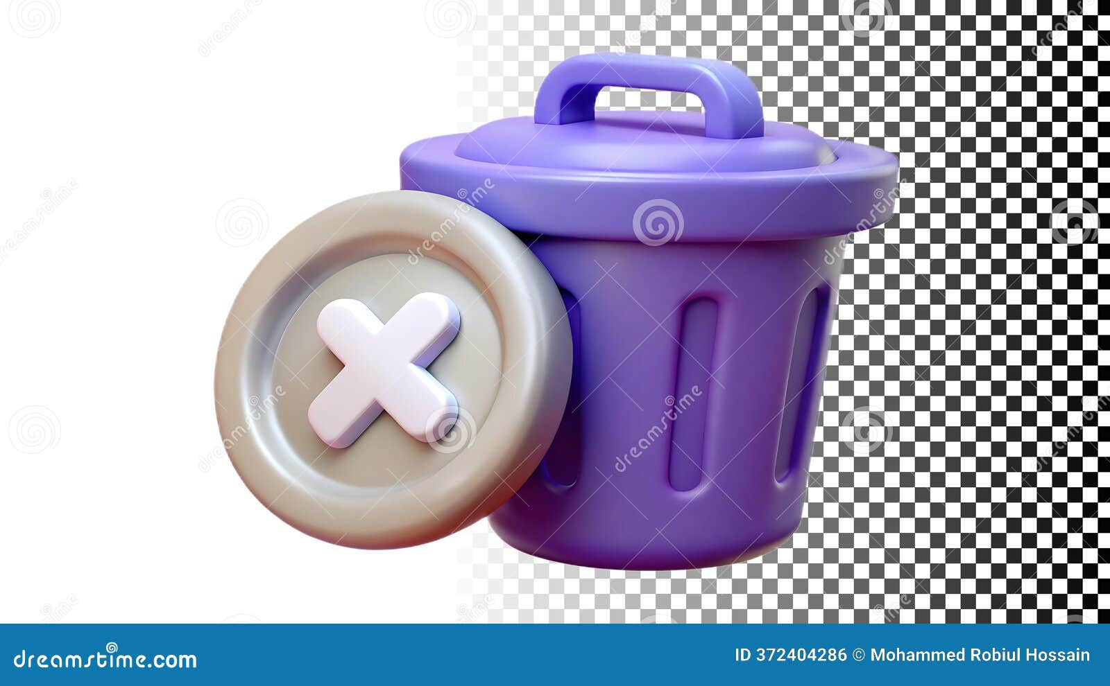 Purple Trash Folder Icon Stock Photo | CartoonDealer.com #323345082