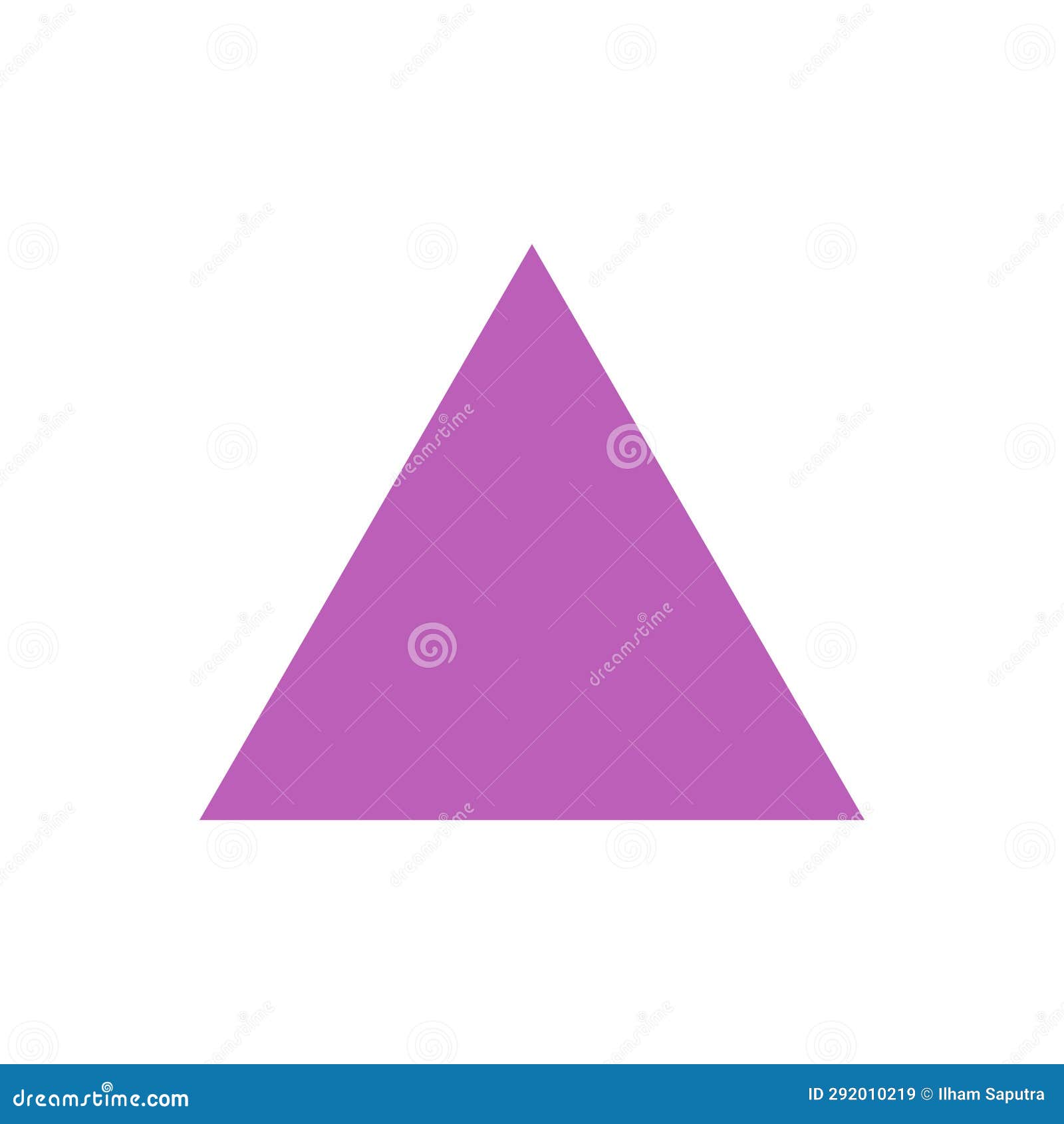 Purple Triangle Basic Shapes, Geometric Triangle Icon, 2d Shape Symbol ...