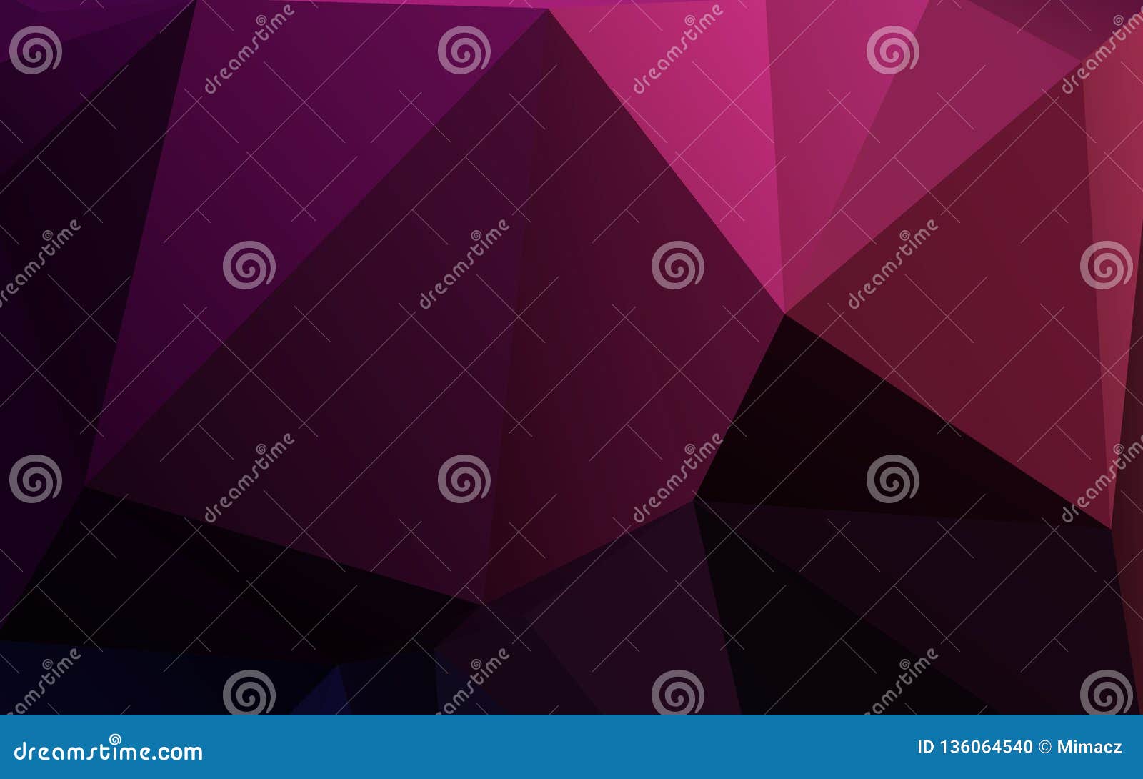 Purple Triangle Polygonal Geometric Design Stock Illustration ...