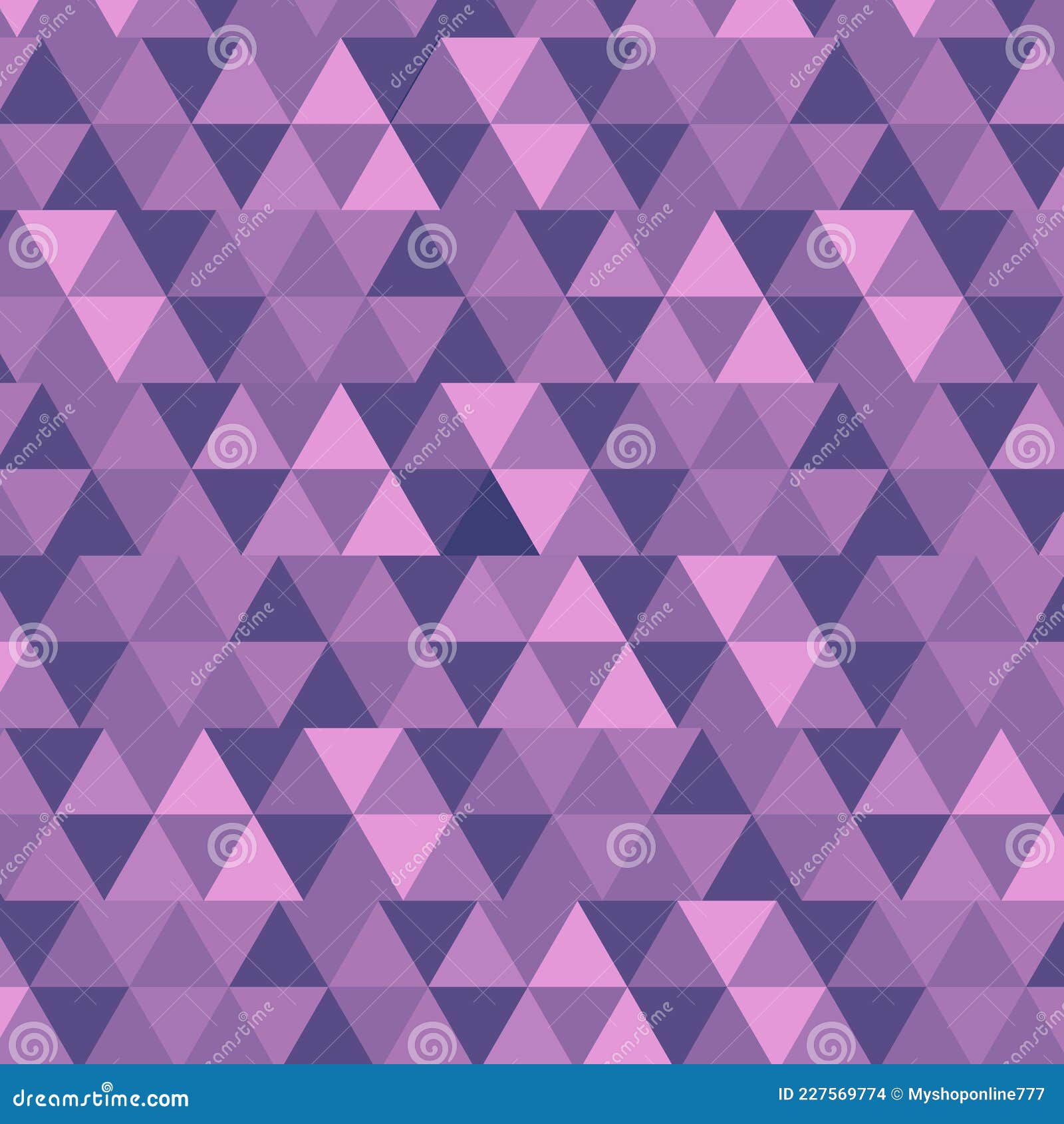 Purple Triangle Shape Abstracts Pattern Stock Illustration ...