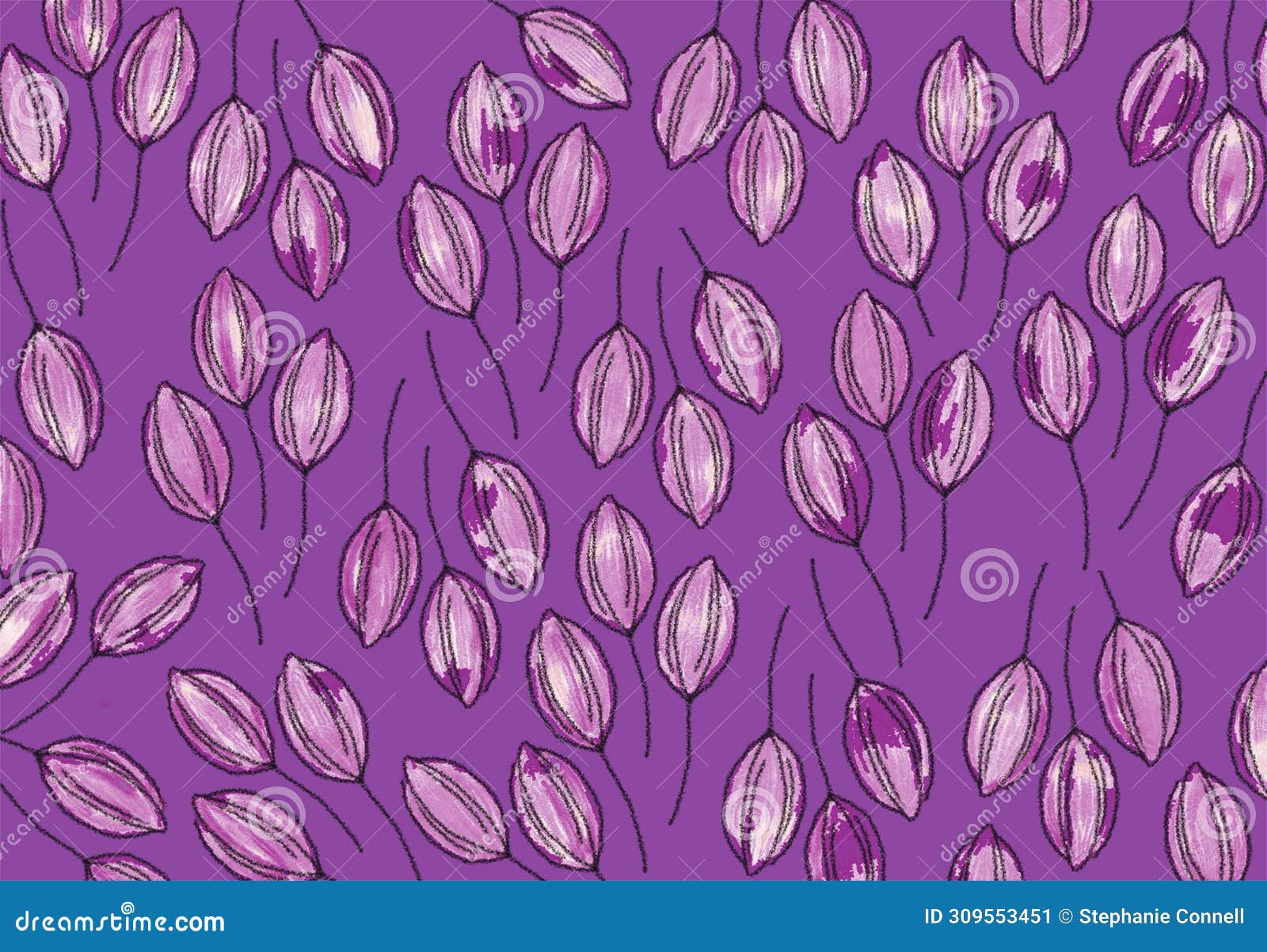 Purple Tulip Flowers Glitter Clean Transparent Plastic Texture Super ...