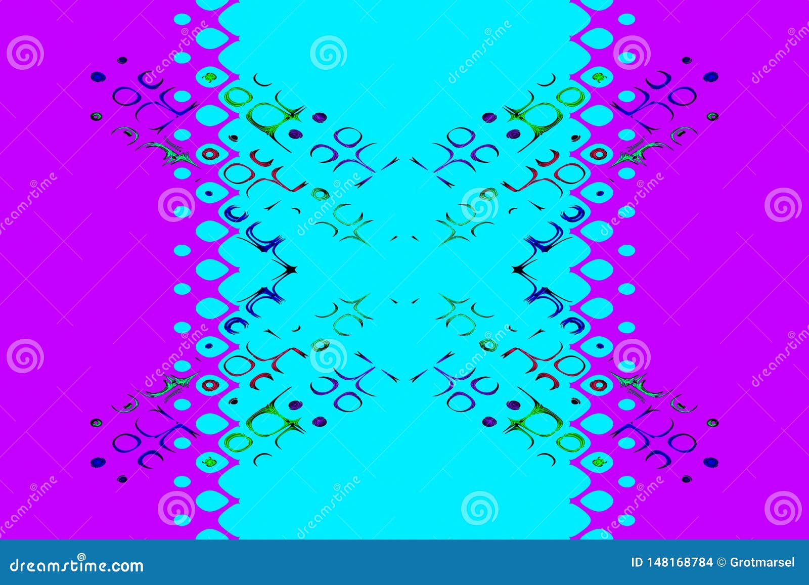 Purple and Turquoise Abstract Multicolored Wallpaper Pattern Stock ...