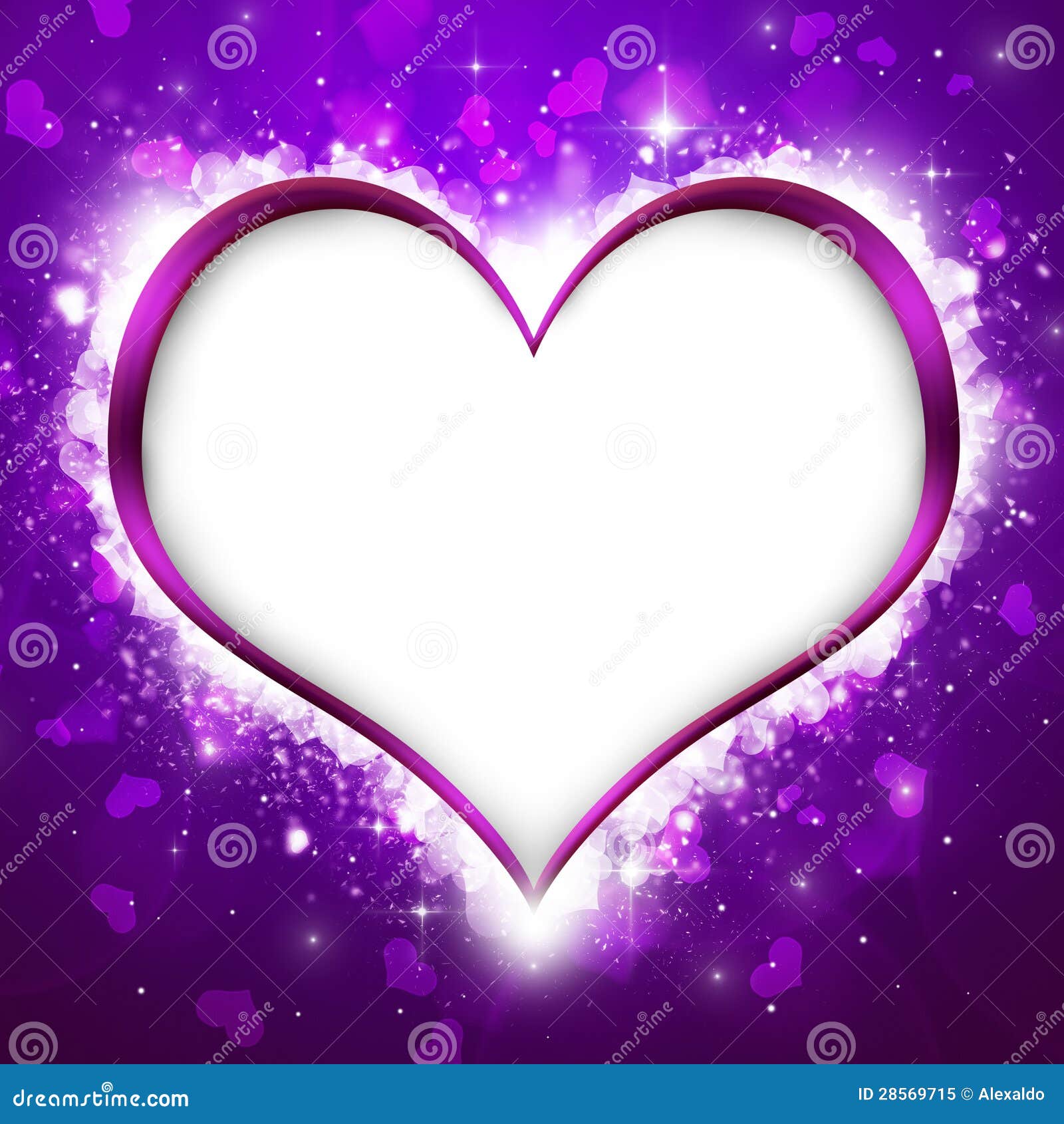 Purple Valentine Heart Images