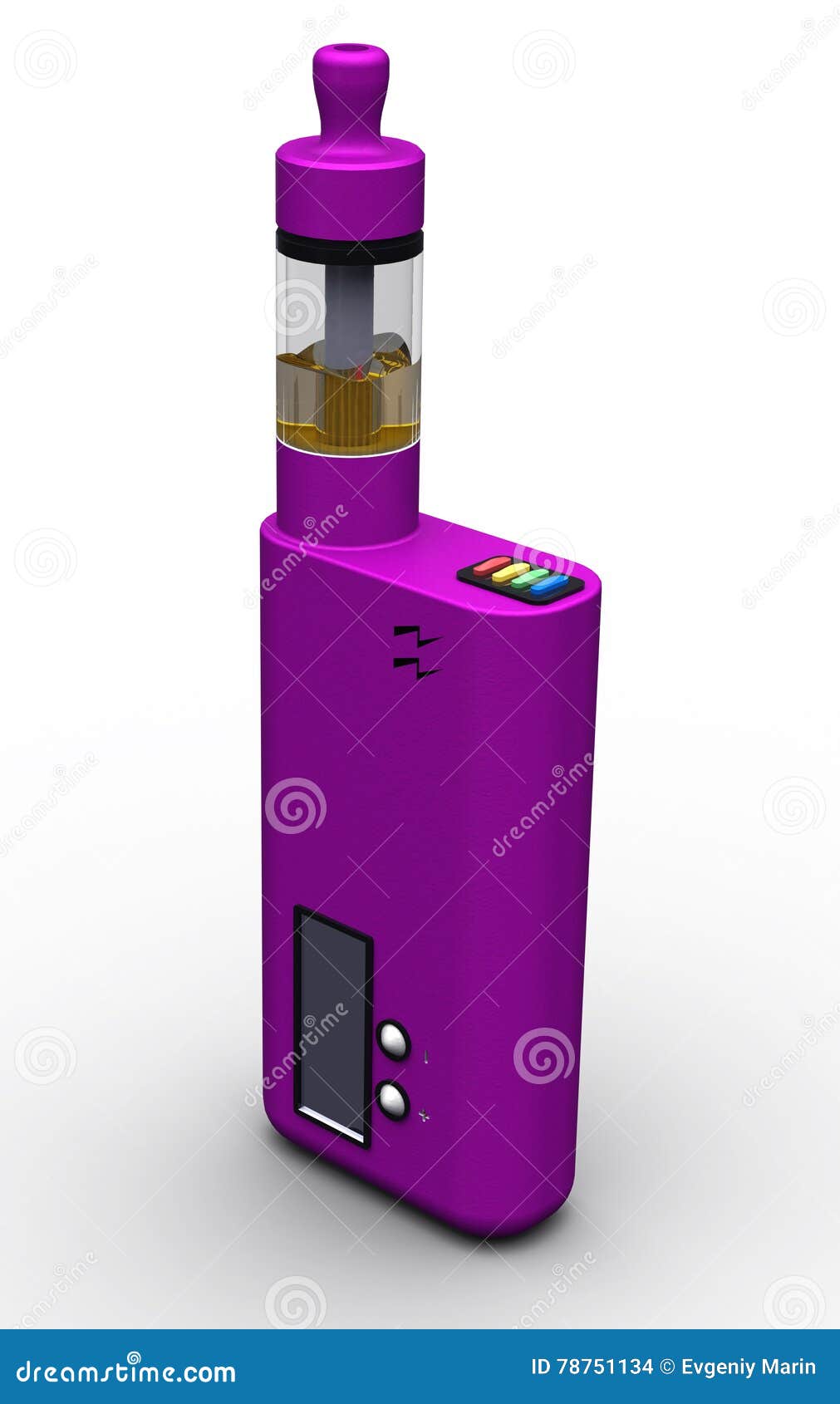 Purple Vaporizer stock illustration. Illustration of structure - 78751134