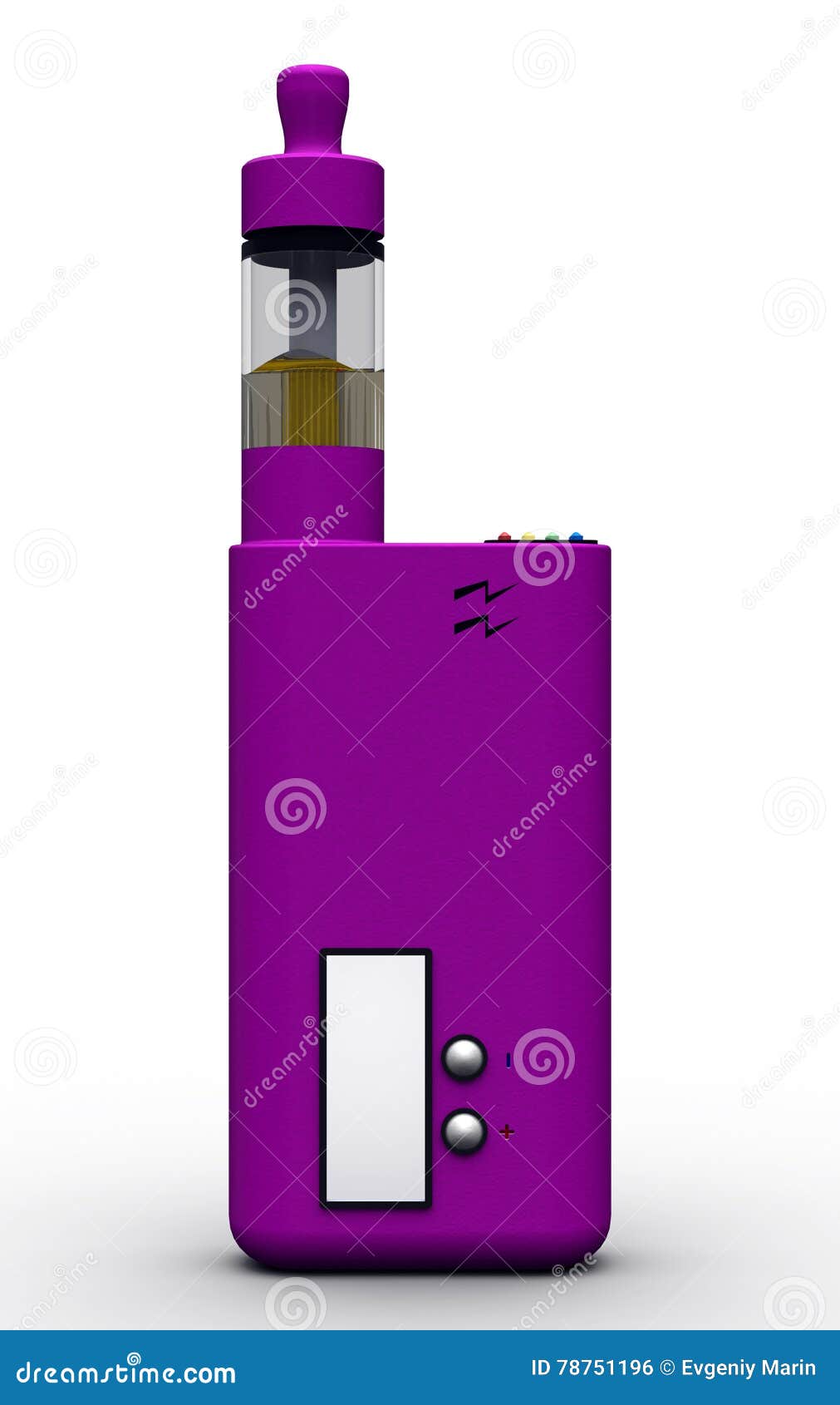 Purple Vaporizer stock illustration. Illustration of color - 78751196