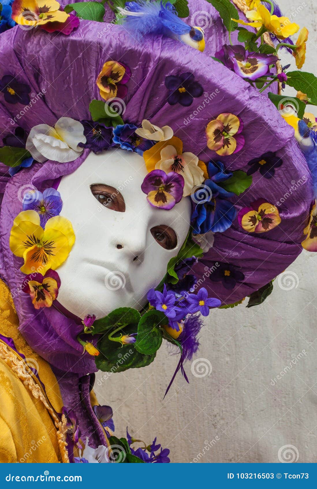 Purple Venice Mask stock image. Image of decoration - 103216503