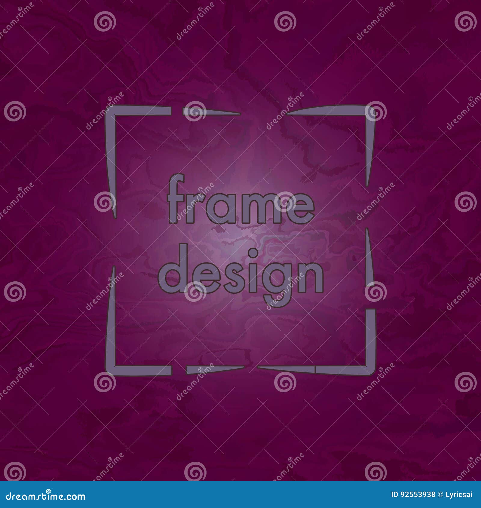 Purple Vintage Frame Background Stock Vector - Illustration of ornate ...