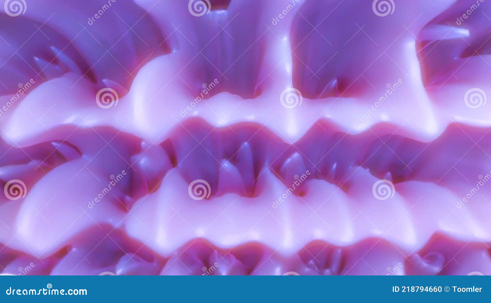 Purple Warped Background with Waves and Deformations. 3d Render Stock ...