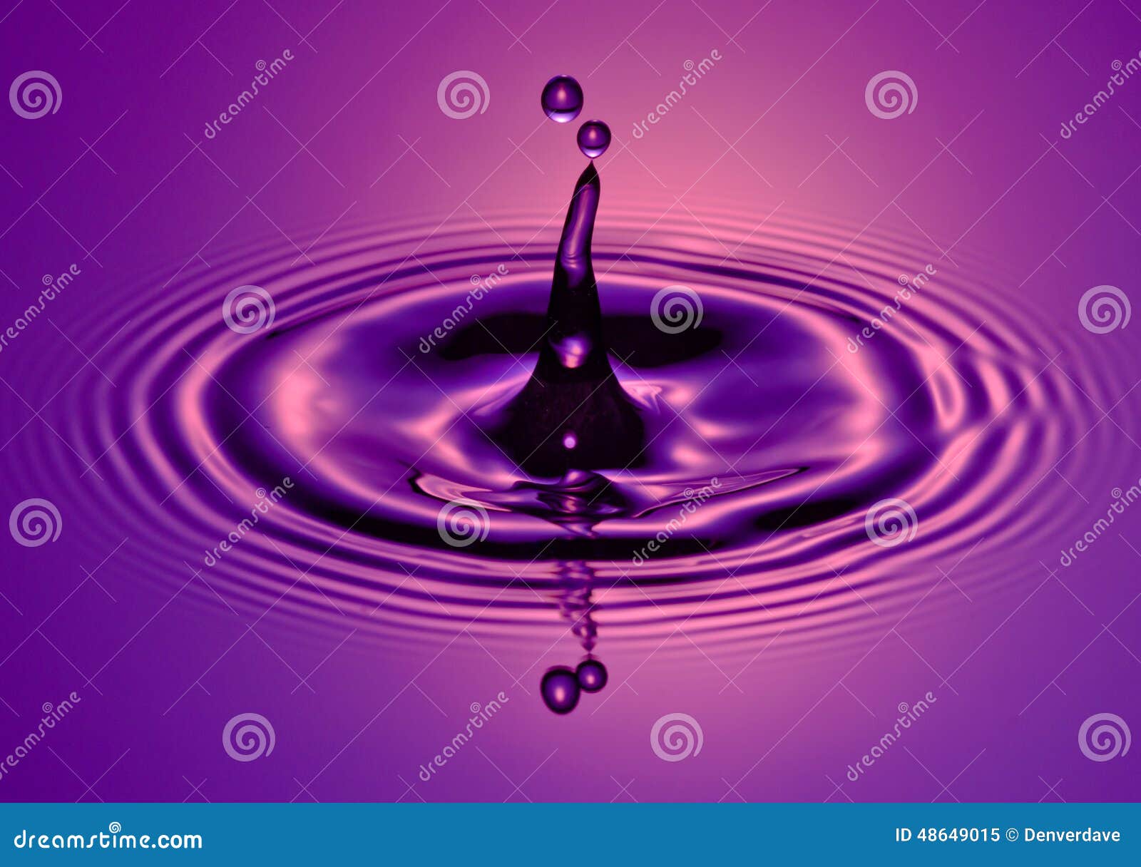 Purple Water Drop stock image. Image of transparent, clear - 48649015