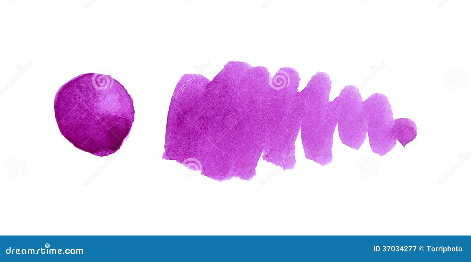 Purple Watercolor Design Element Stock Image - Image of multicolor ...