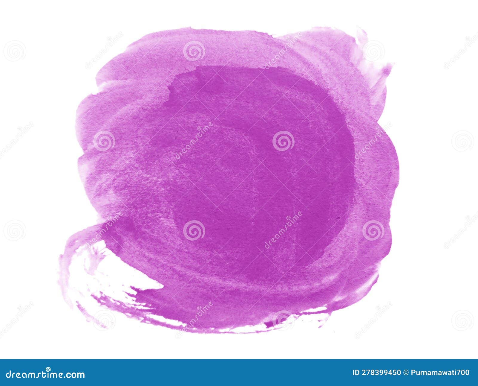 Abstract Watercolor on White Background. Purple Watercolor Scribble ...
