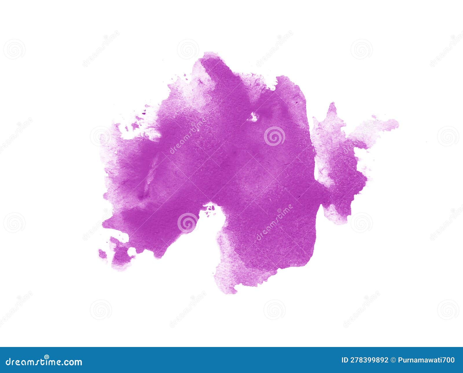 Purple Watercolor Scribble Texture. Abstract Watercolor on White ...