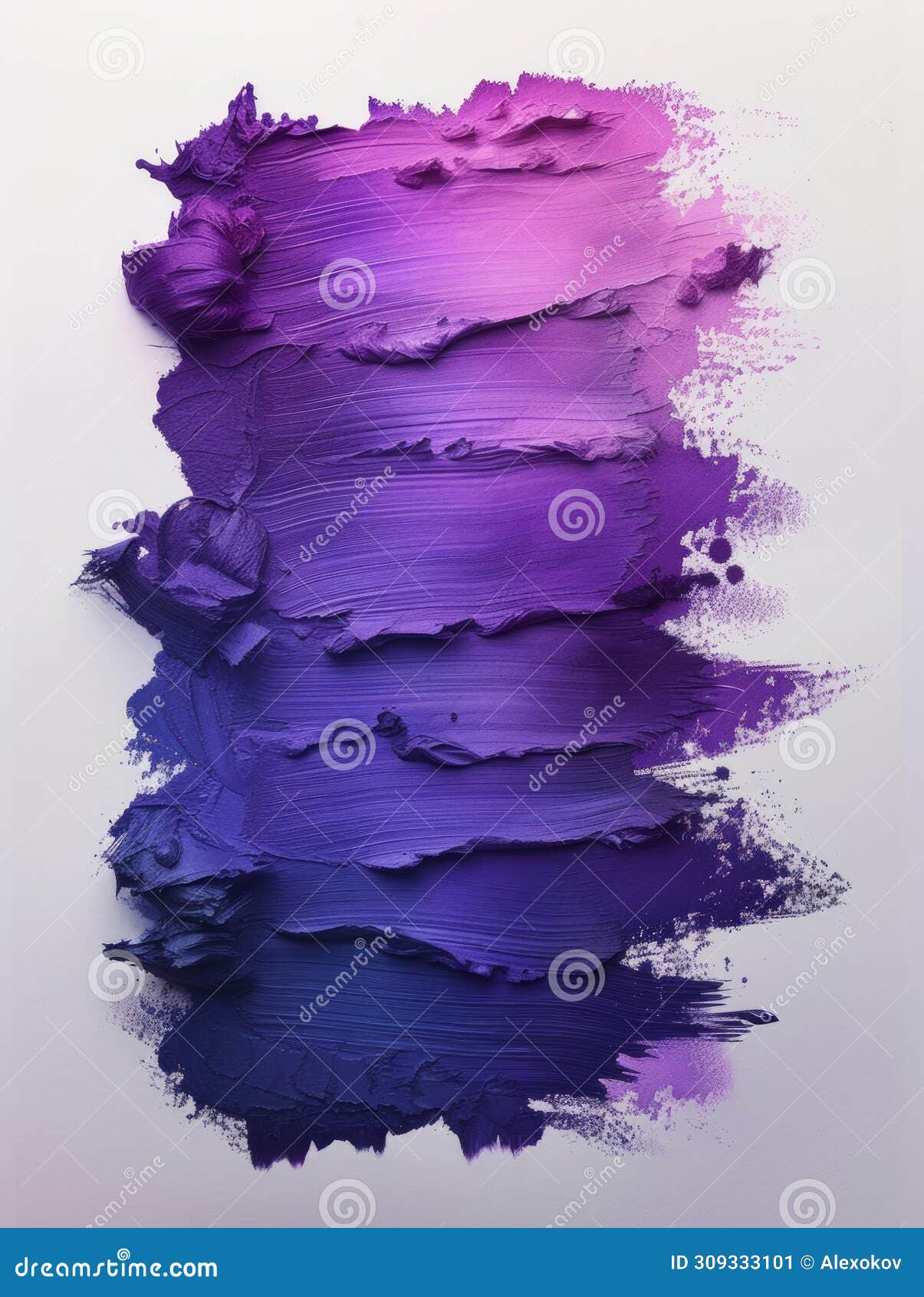 Purple Watercolor Splash Isolation Generative AI Stock Illustration ...