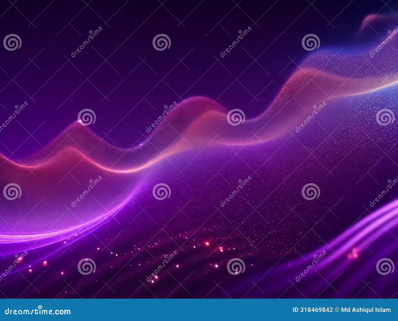 A Purple Wave with the Word Light on it Stock Illustration ...
