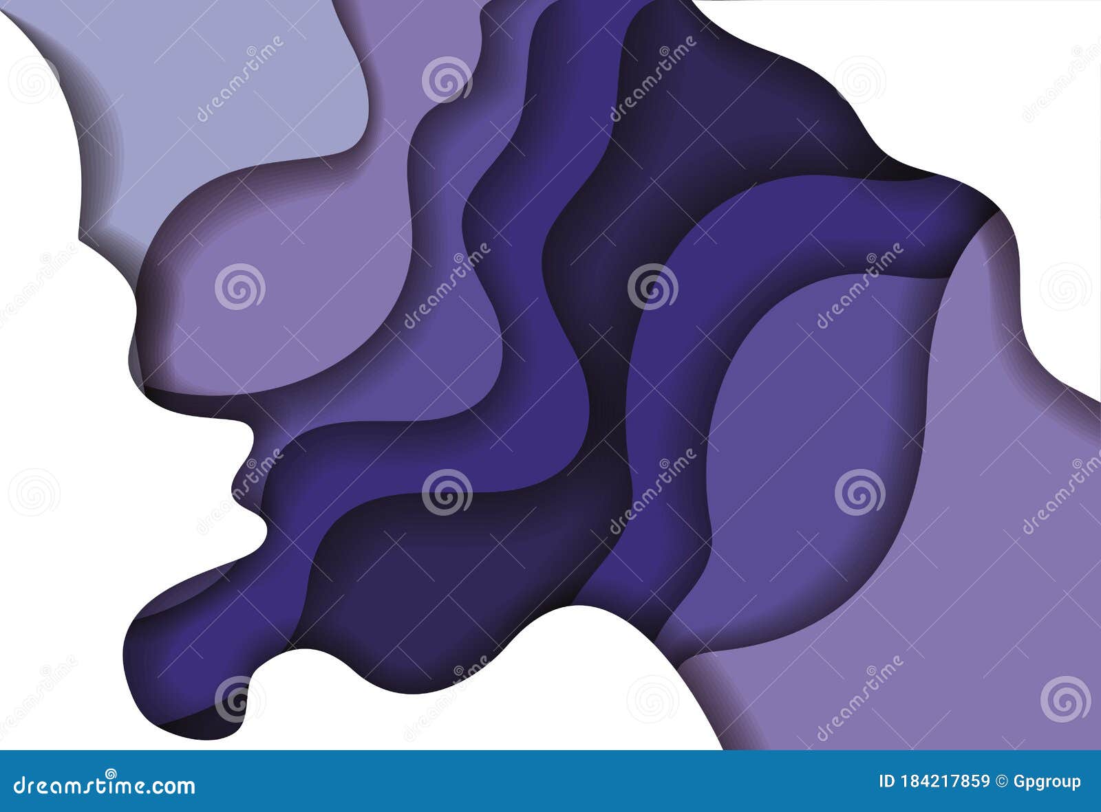 Purple Waves Background Vector Design Stock Vector - Illustration of ...