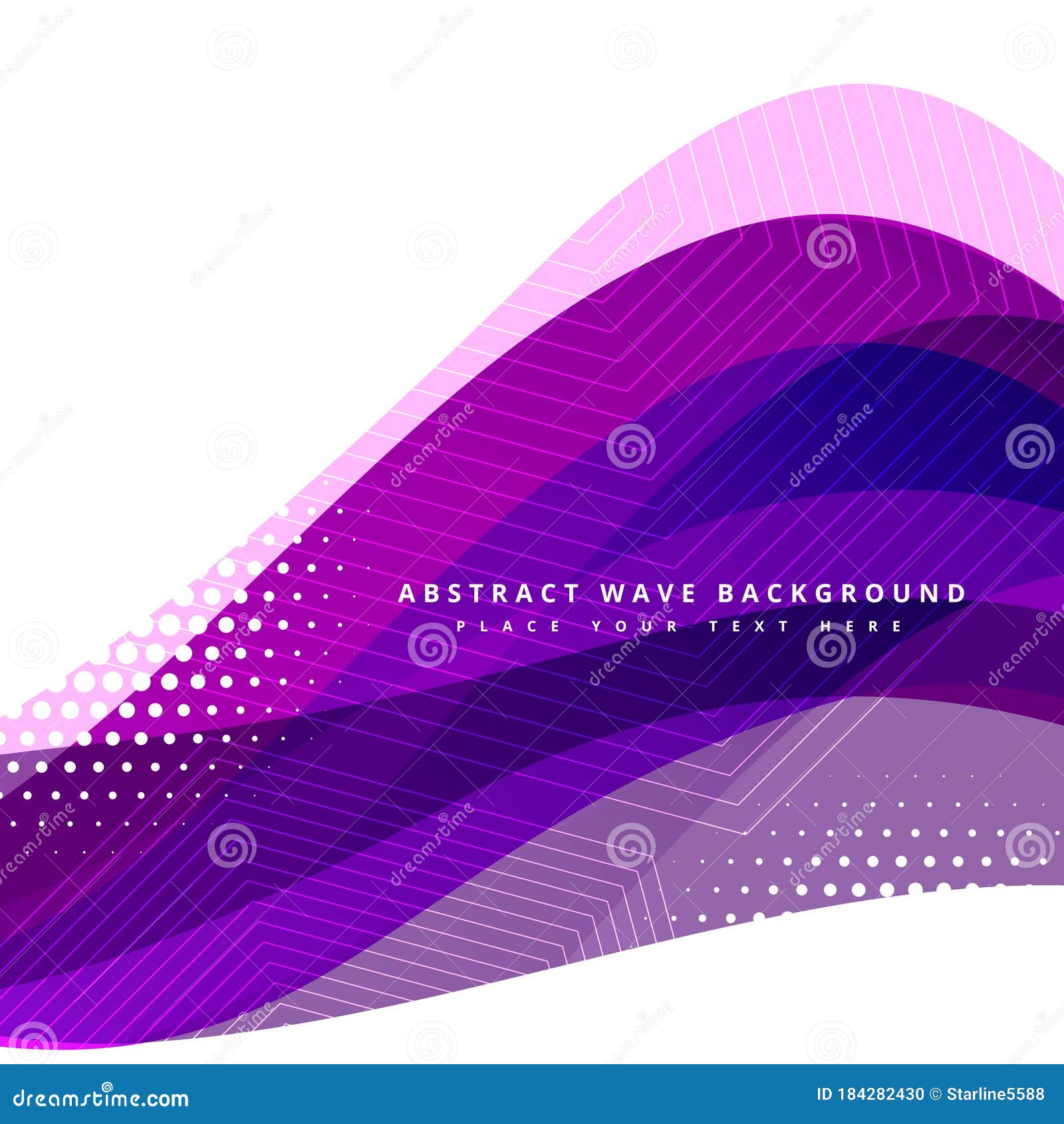 Purple Wavy Background Design Stock Vector - Illustration of carnival ...