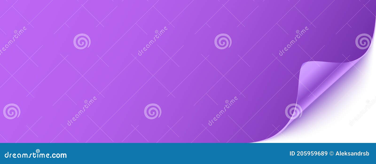 Purple Web Header Background. Horizontal Banner Template Stock Vector ...