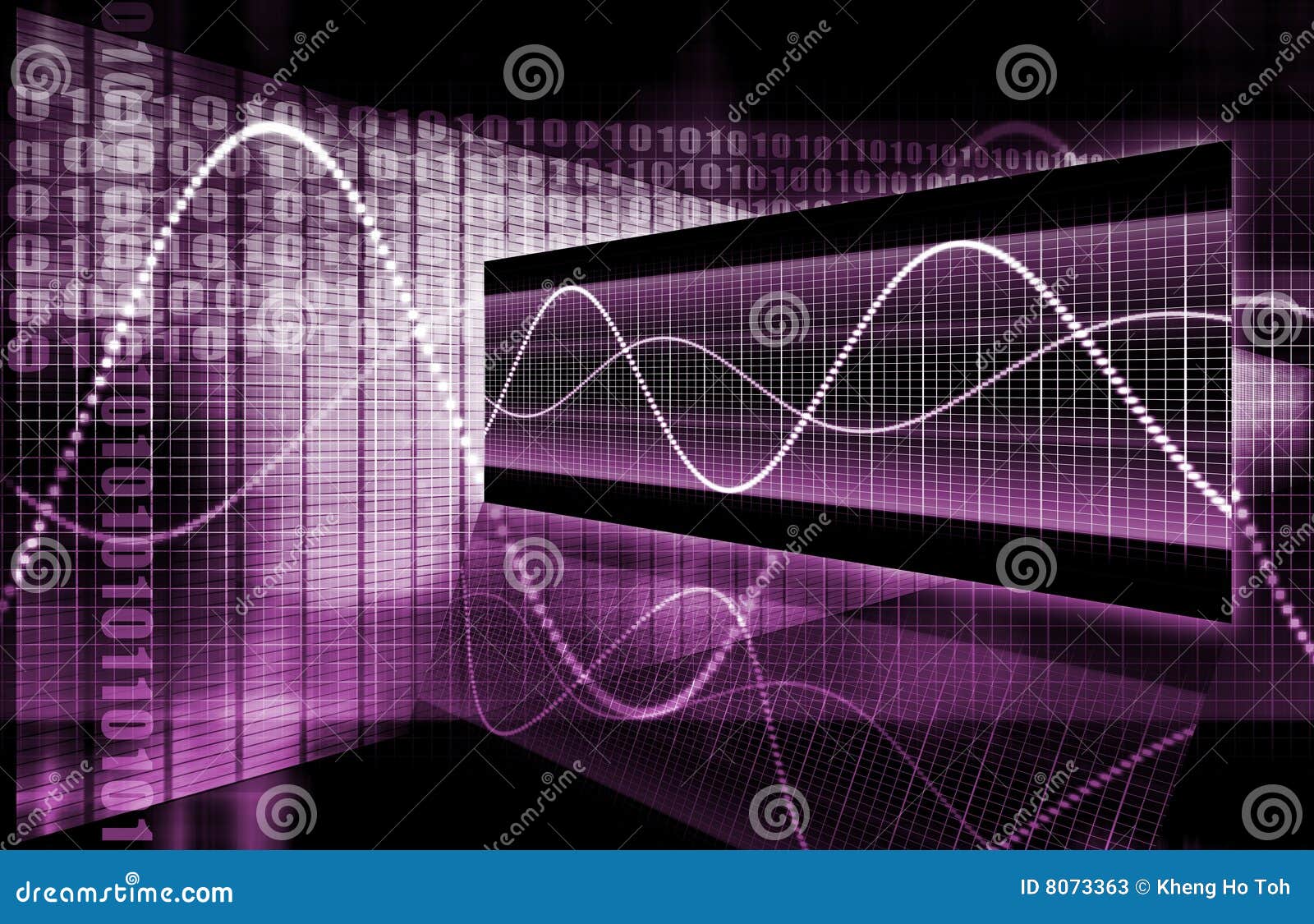 Purple Web Internet Online Growth Stock Illustration - Illustration of ...