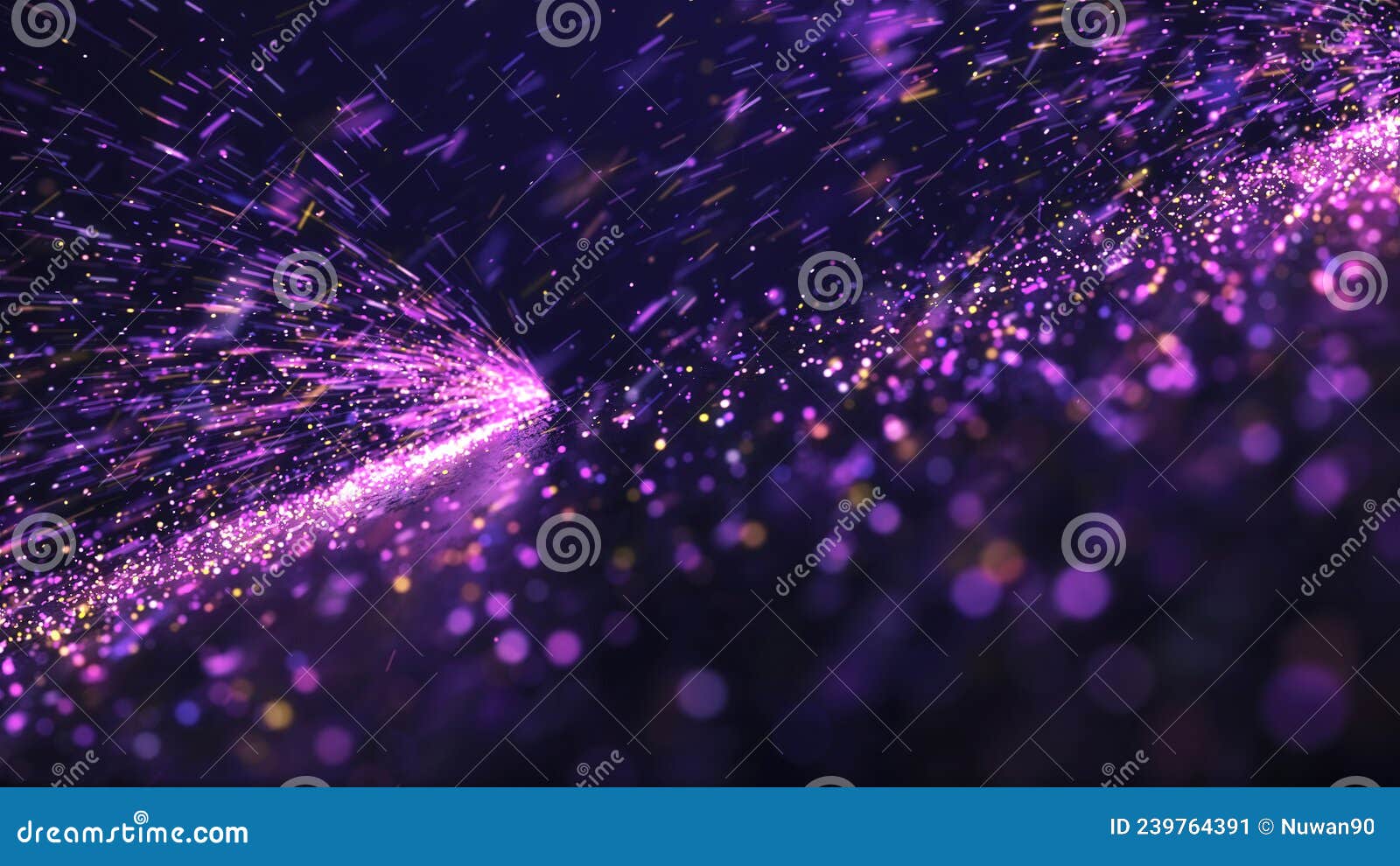 Purple Welding Spark Particles Glamour Abstract Background Stock ...