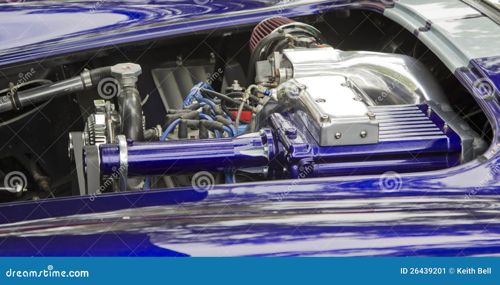 Purple & White 1965 Ford Shelby Cobra Engine Editorial Photo - Image of ...