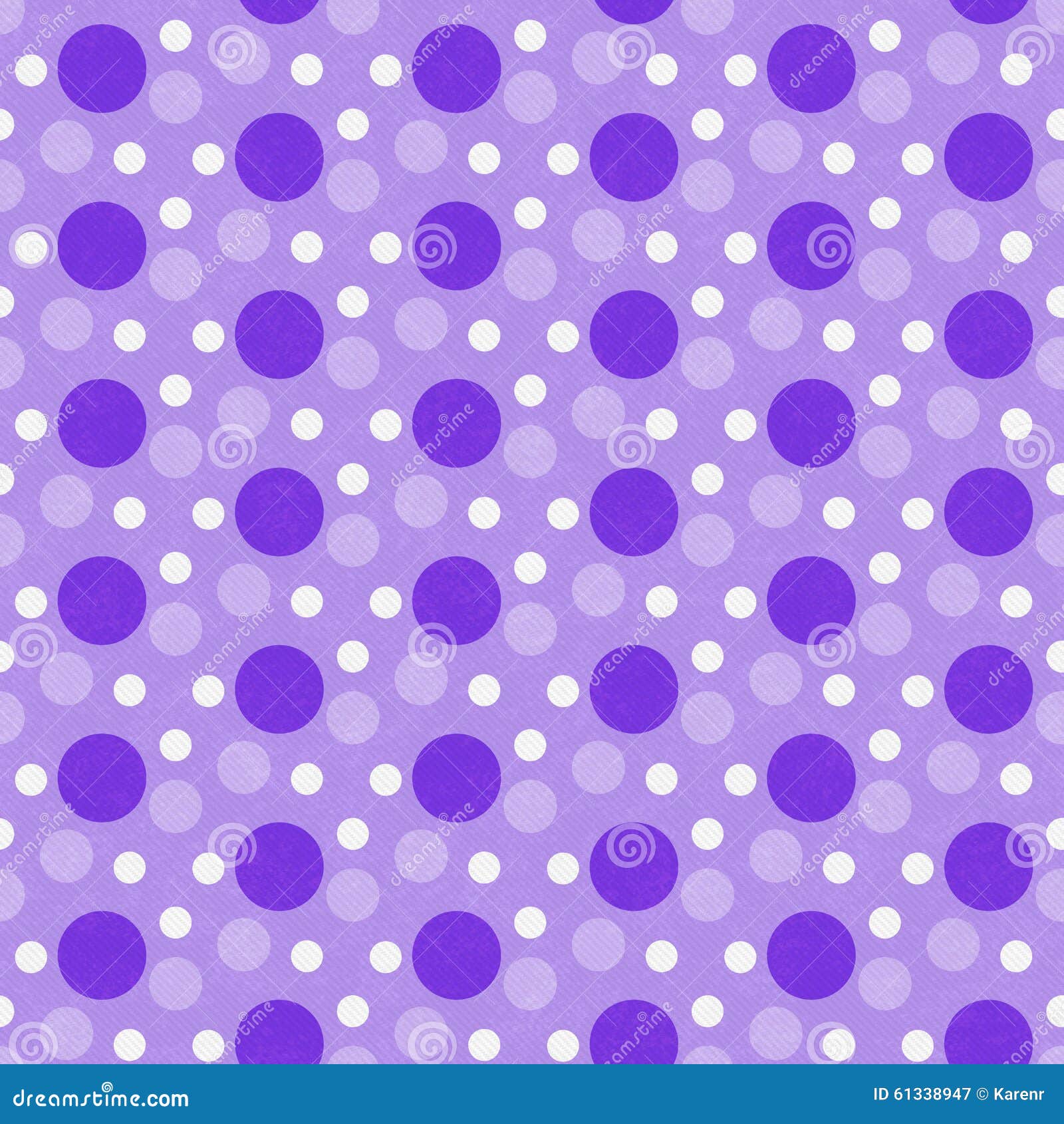 Purple and White Polka Dot Tile Pattern Repeat Background Stock ...