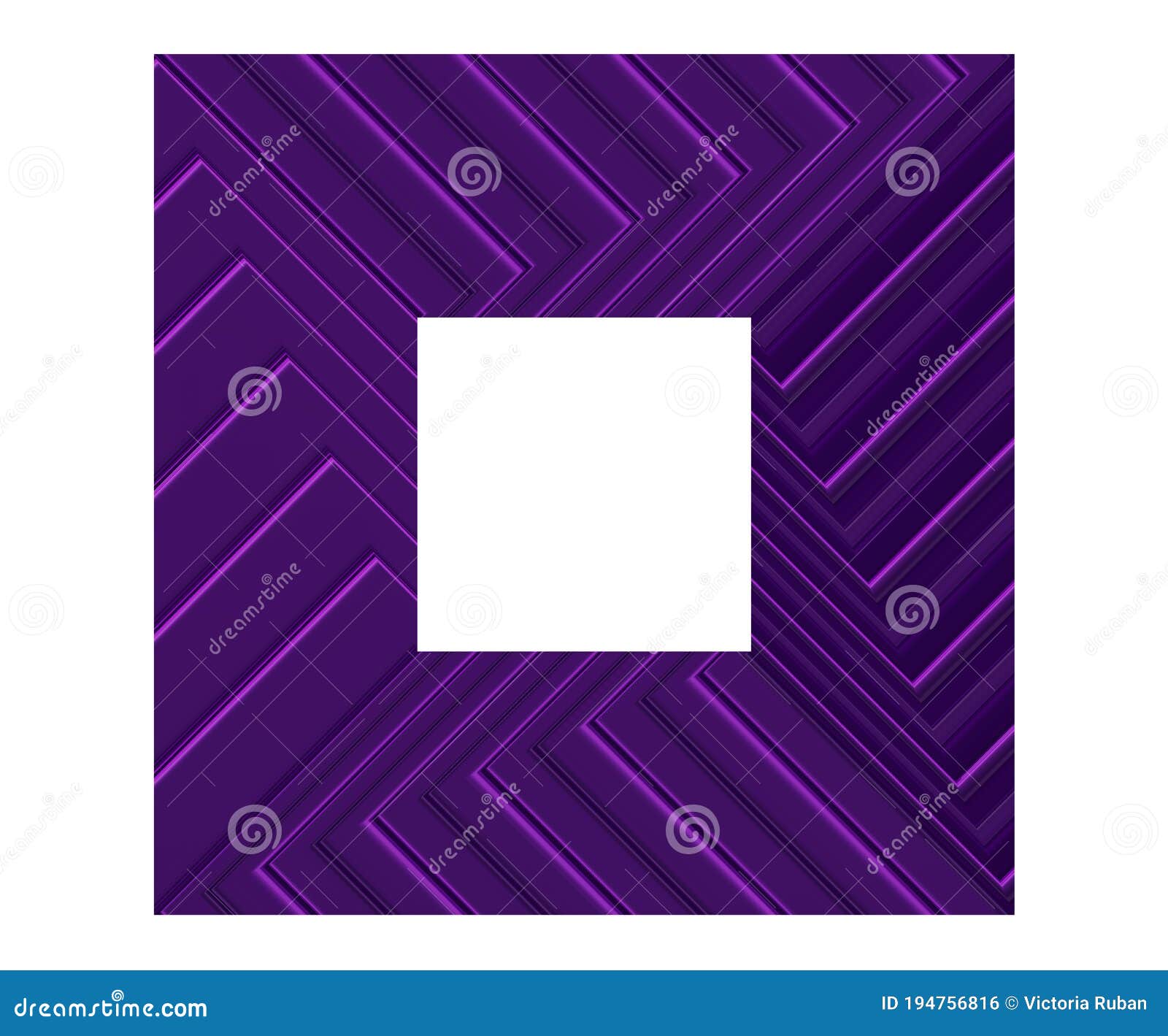A Purple Wide Metallic Frame Stock Illustration - Illustration of ...
