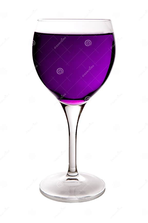 Purple wine glass stock image. Image of glass, wine, purple - 7244587
