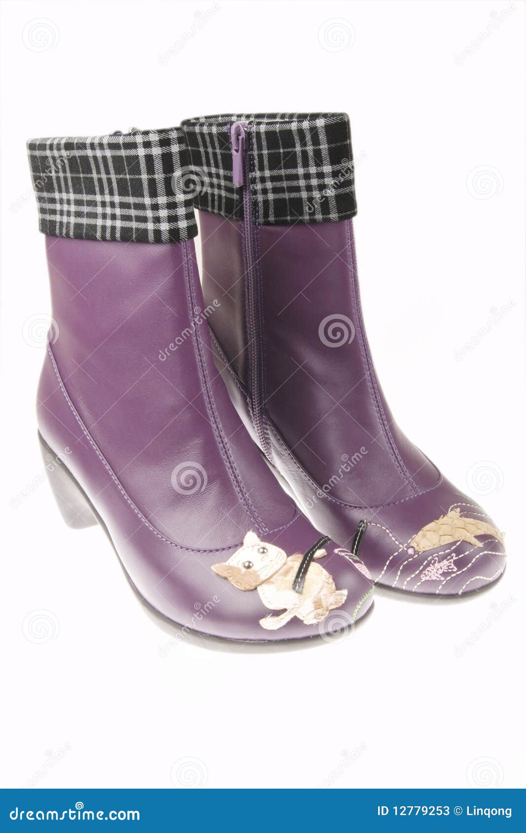 Purple woman boots stock image. Image of abstract, equipment - 12779253