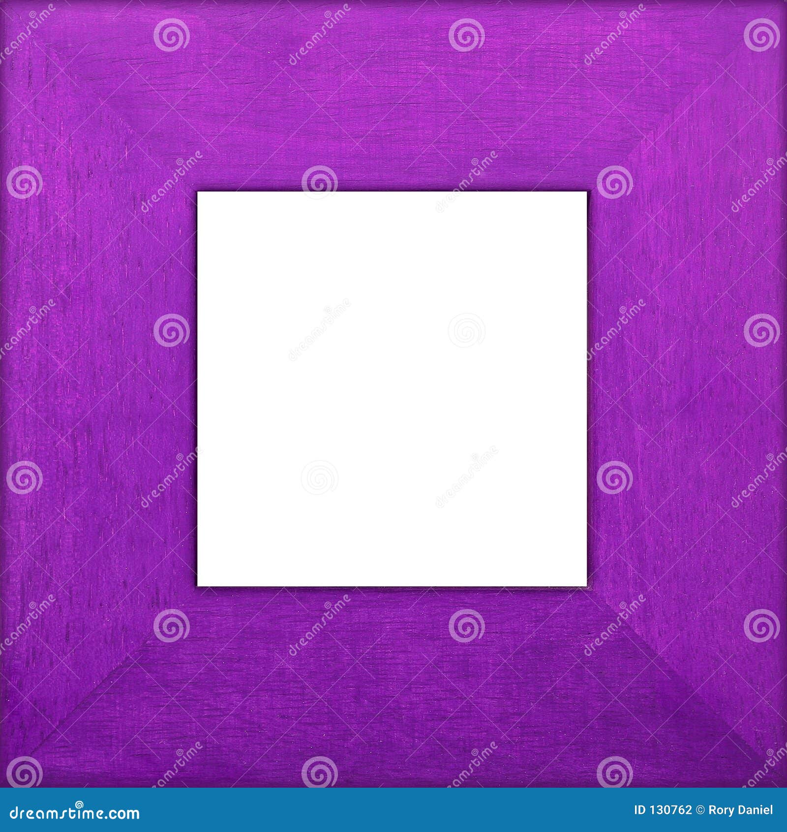 Purple Wooden Square Frame stock photo. Image of stained - 130762