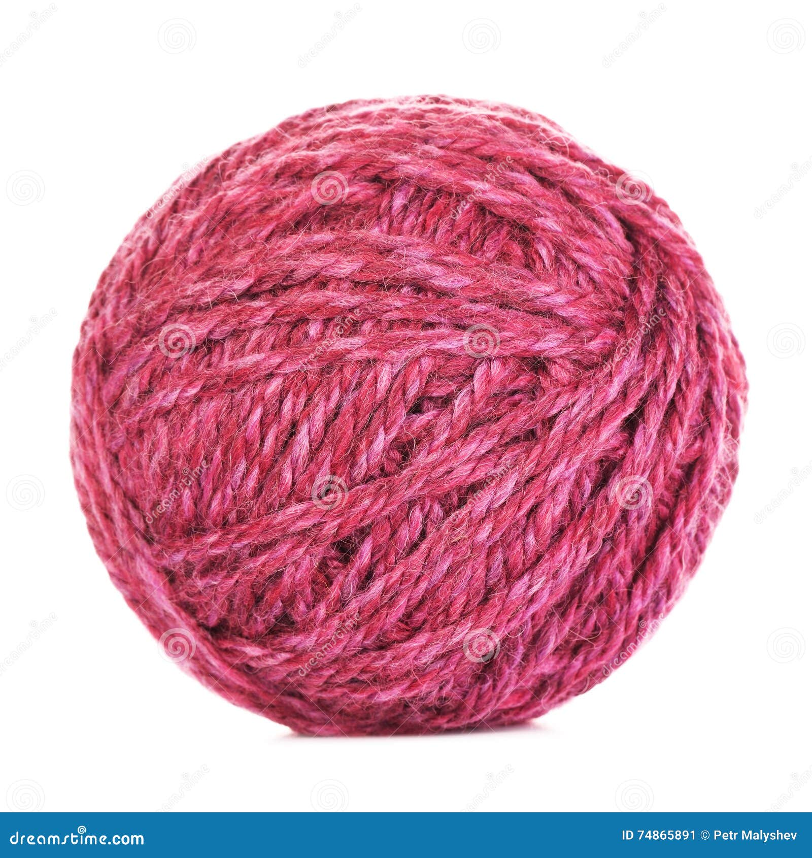 Purple Yarn Ball stock image. Image of natural, soft - 74865891