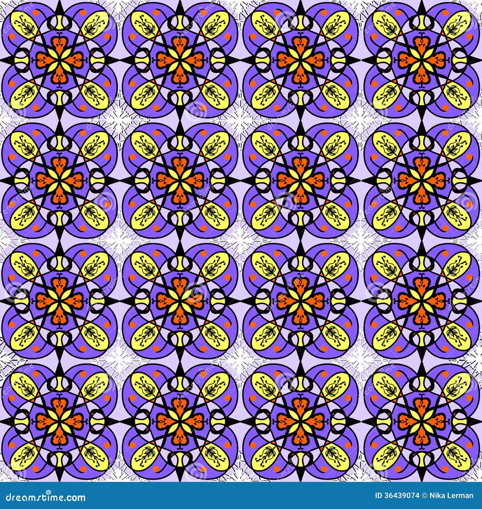 Purple and yellow pattern stock illustration. Illustration of pattern ...