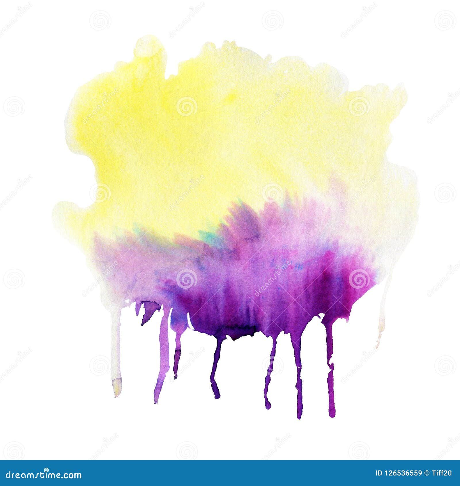 Purple and Yellow Watercolor Spot Stock Illustration - Illustration of ... Purple and Yellow Watercolor Spot Stock Illustration - Illustration of ...