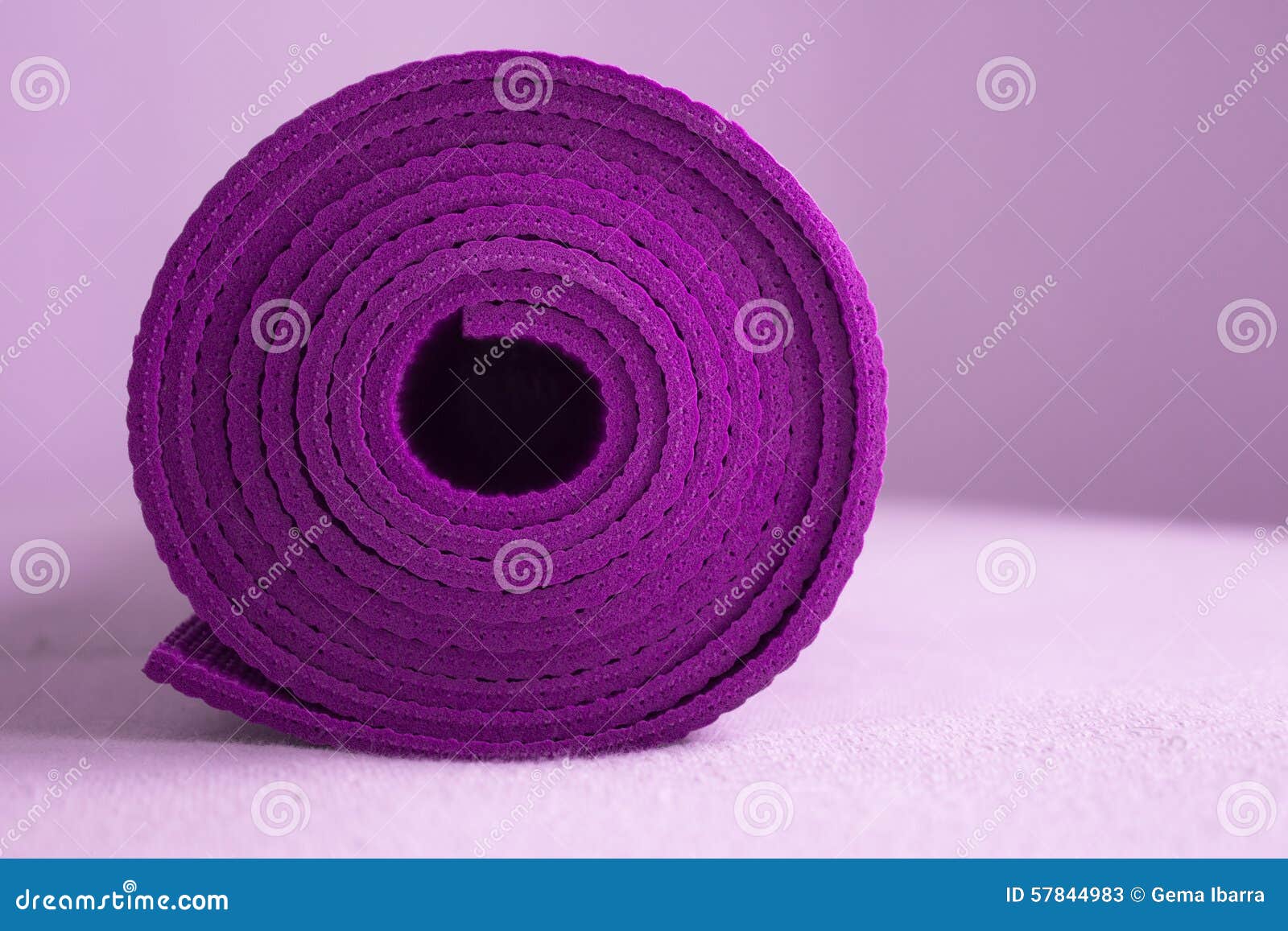 Purple Yoga Mat stock image. Image of wellbeing, exercise - 57844983