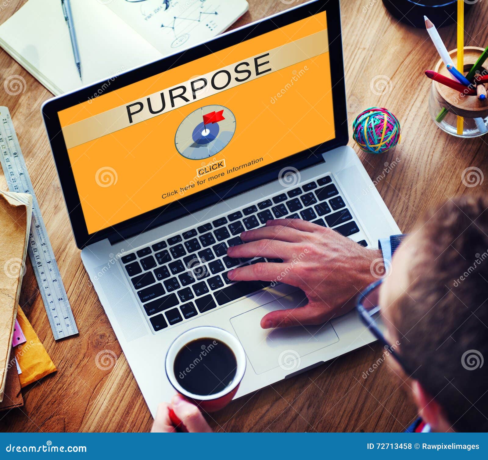 Purpose Aim Mean Objective Potential Reason Concept Stock Photo - Image ...