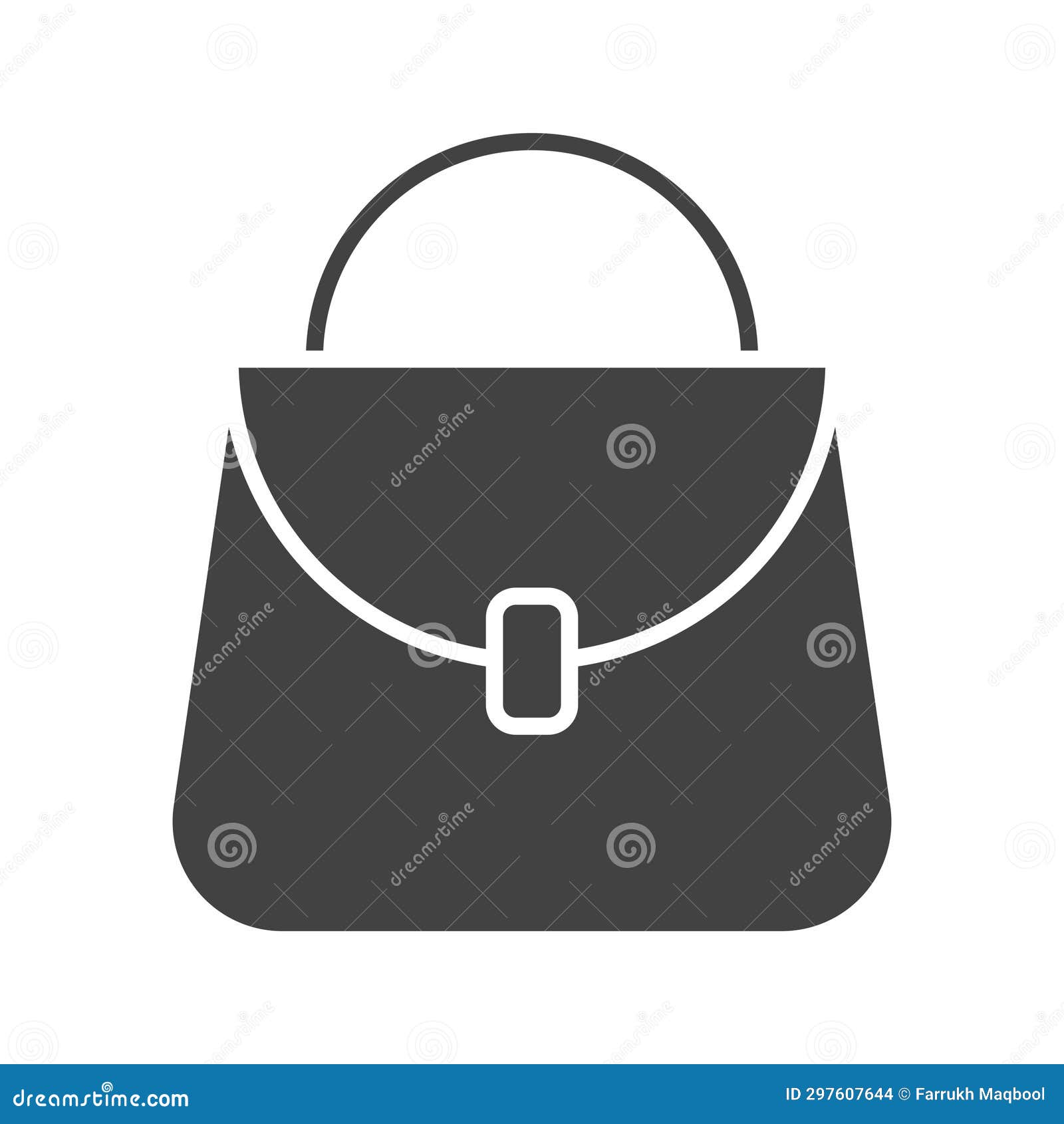 Purse icon vector image. stock illustration. Illustration of vector ...