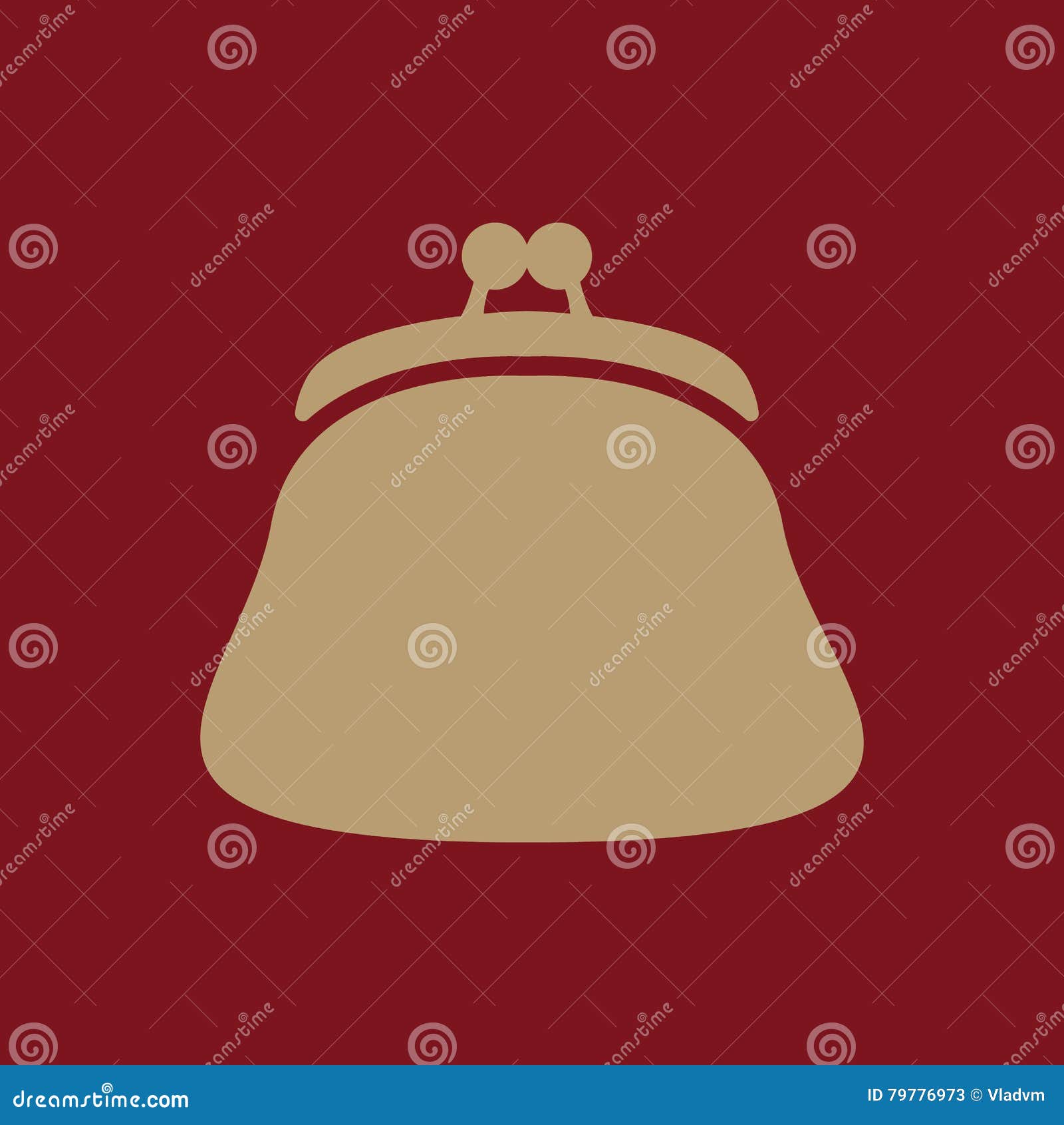 The Purse Icon. Wallet, Pouch and Money Symbol Stock Vector ...