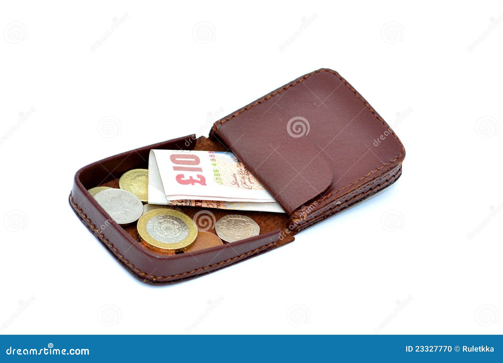 Purse with money editorial image. Image of england, business - 23327770