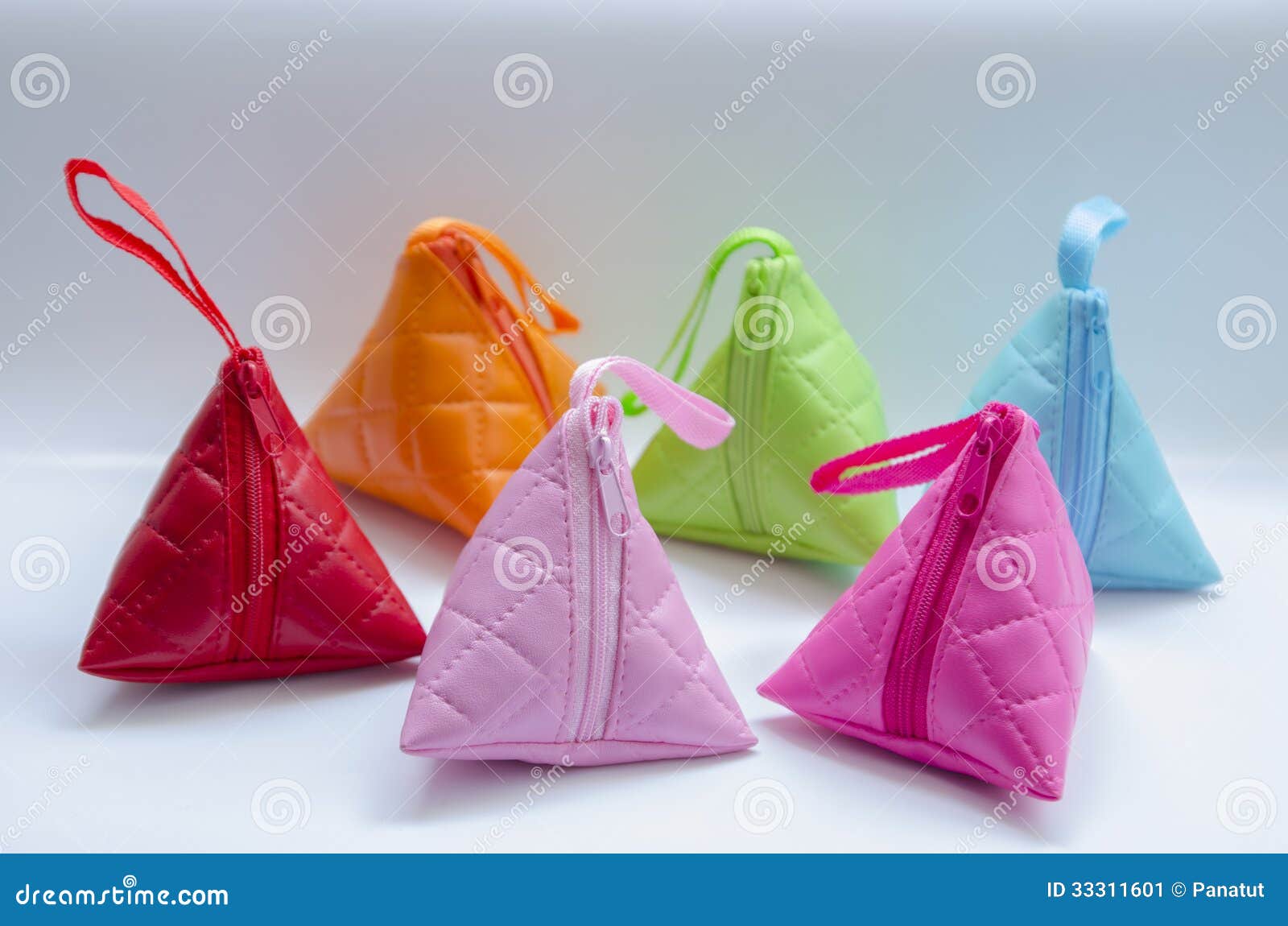 Purse triangle of thailand stock image. Image of blue - 33311601