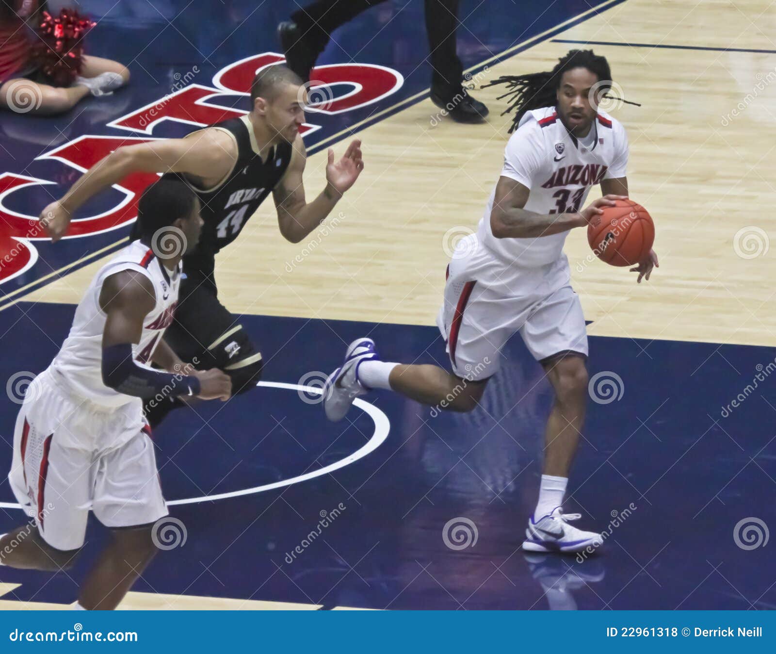 A Pursued Arizona Wildcat Jesse Perry Editorial Stock Photo - Image of ...