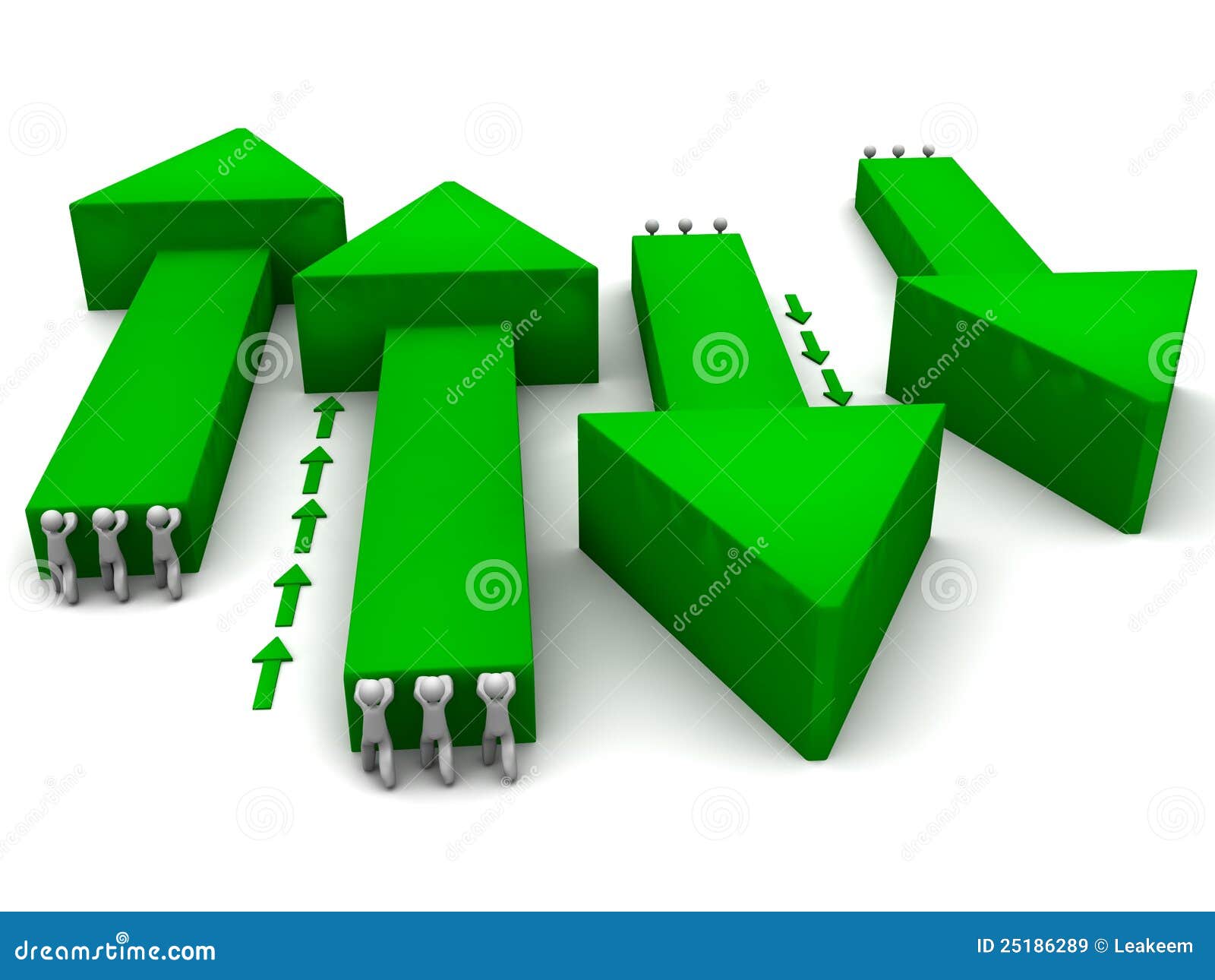 Push the Arrows stock illustration. Illustration of push - 25186289