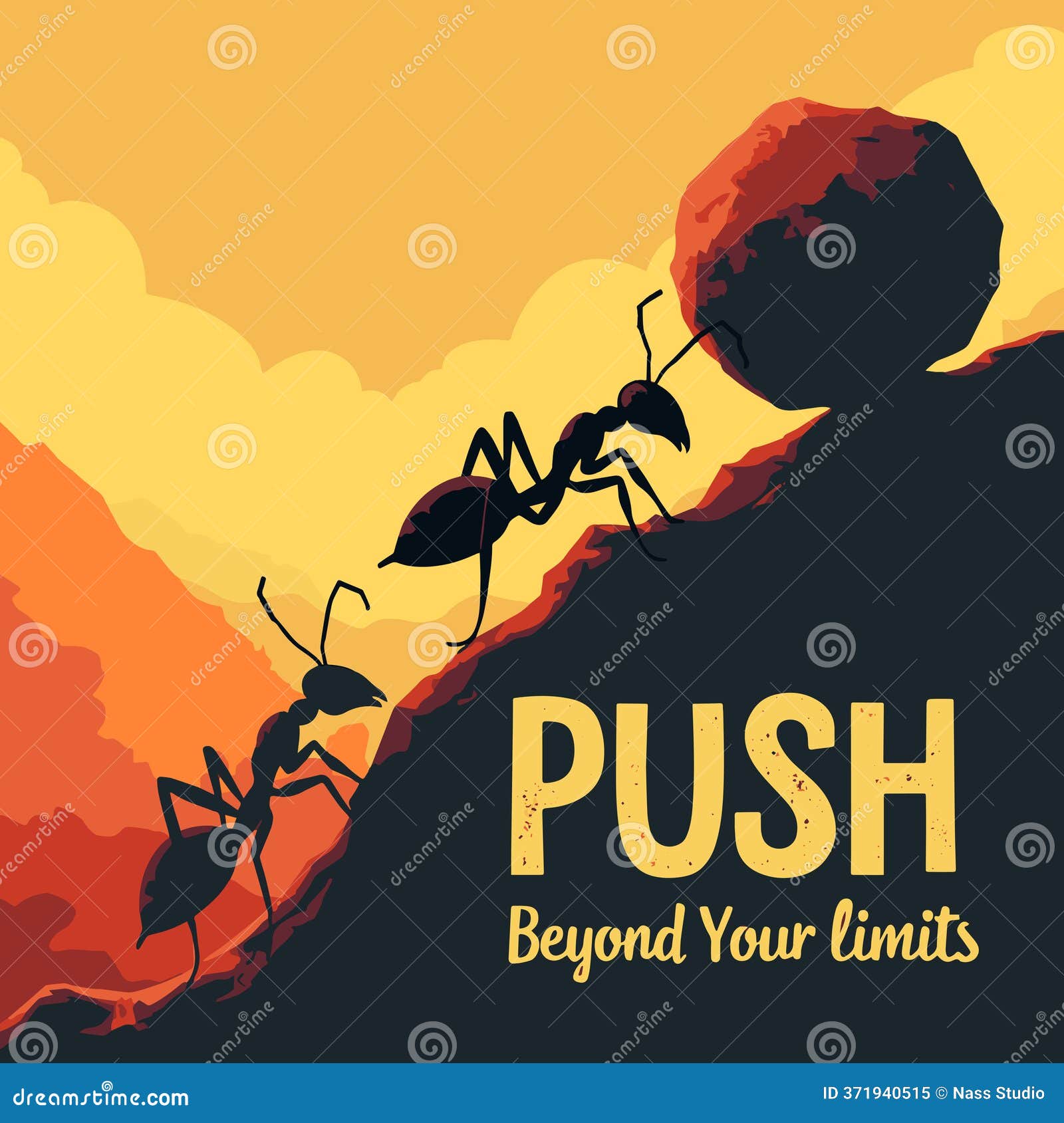 No Limits - Inspirational Handwritten Modern Calligraphy Lettering Text ...