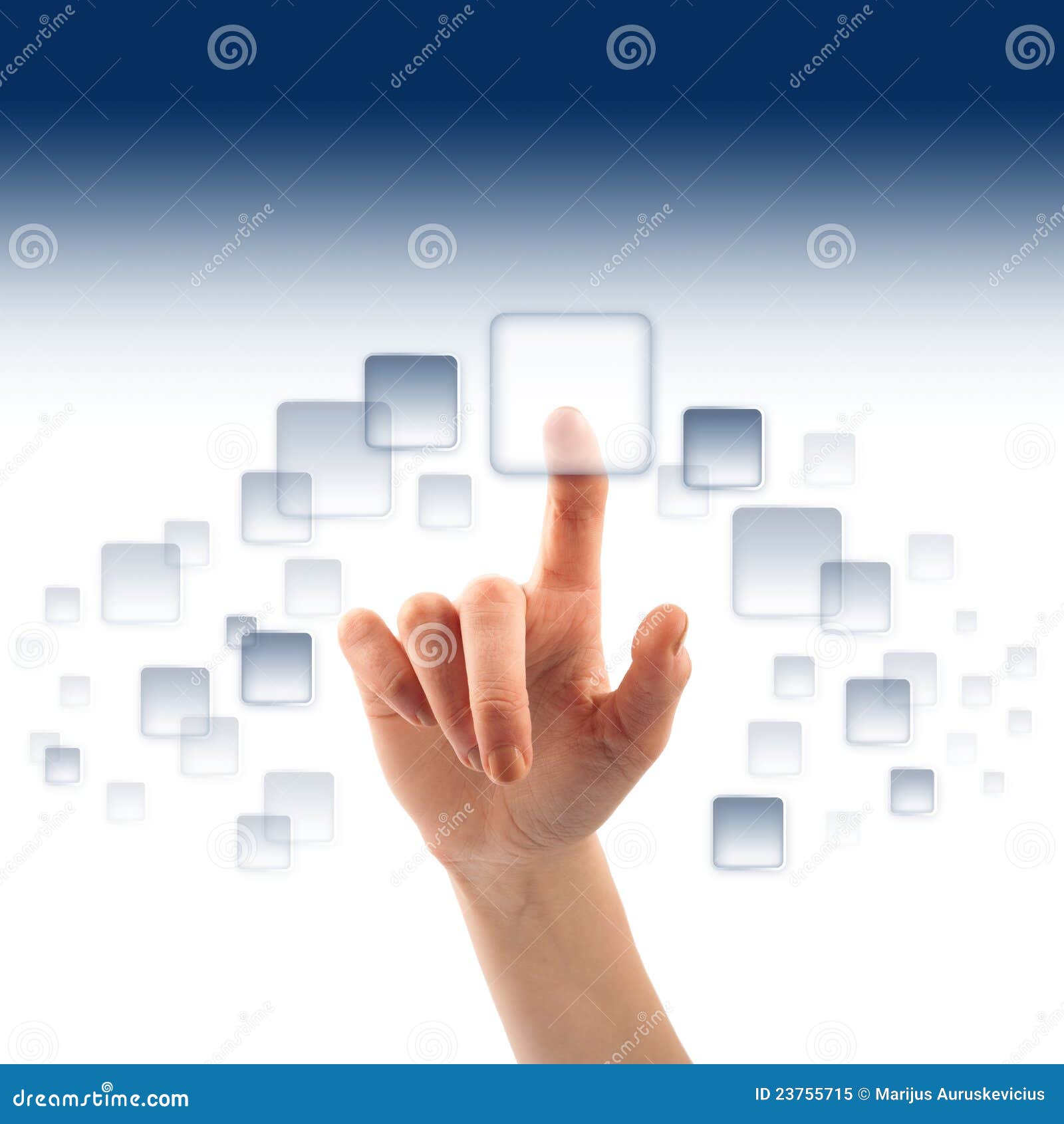 Push the button stock image. Image of innovation, choose - 23755715