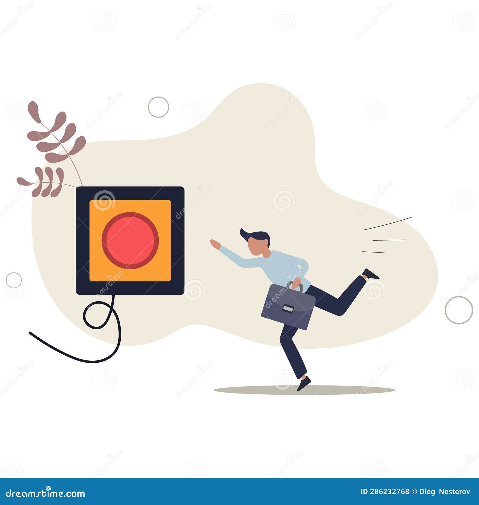 Push Button Call for Emergency Help, Control or Launch Rocket, Start ...