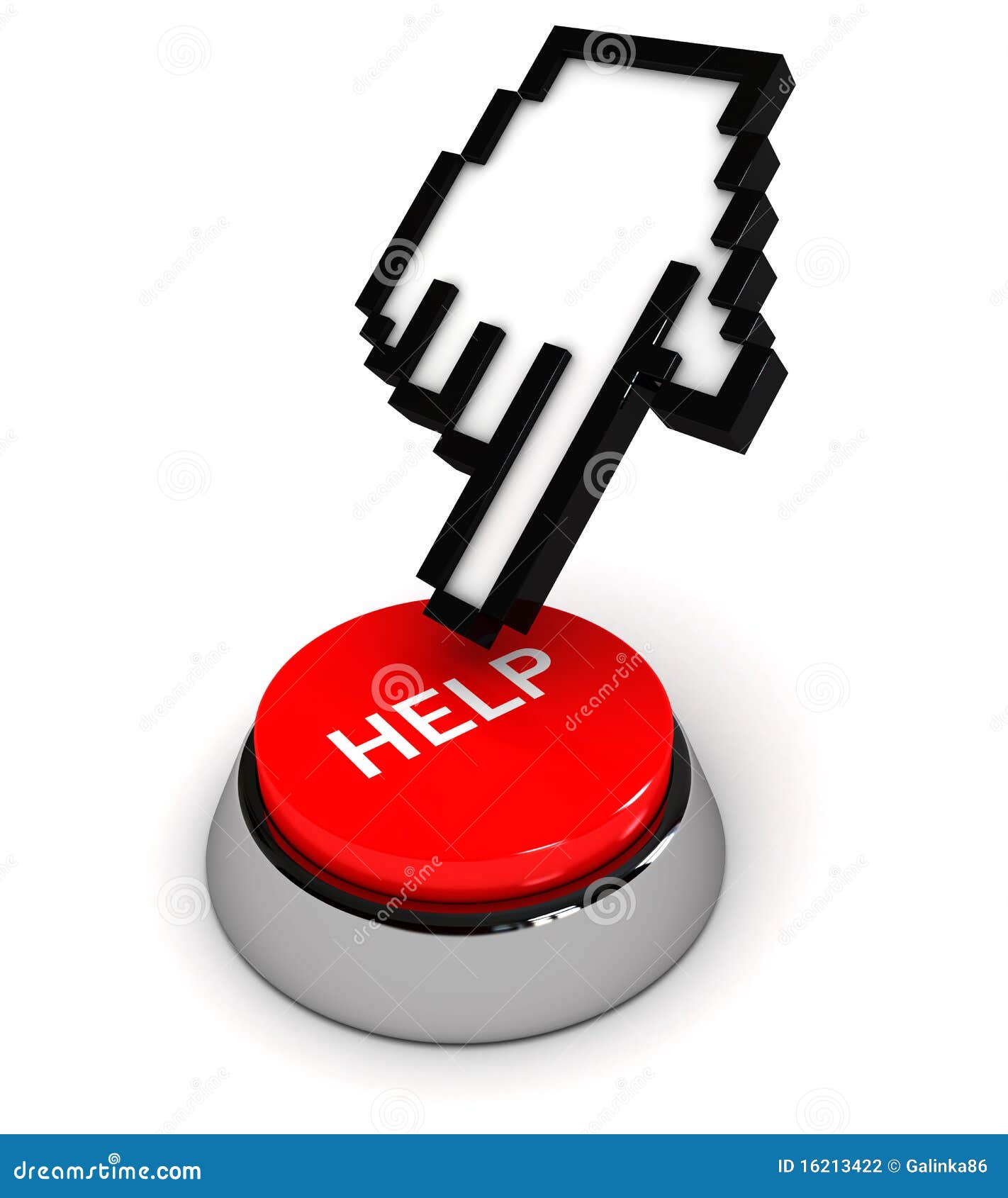 Push Button Concept stock illustration. Illustration of plastic - 16213422