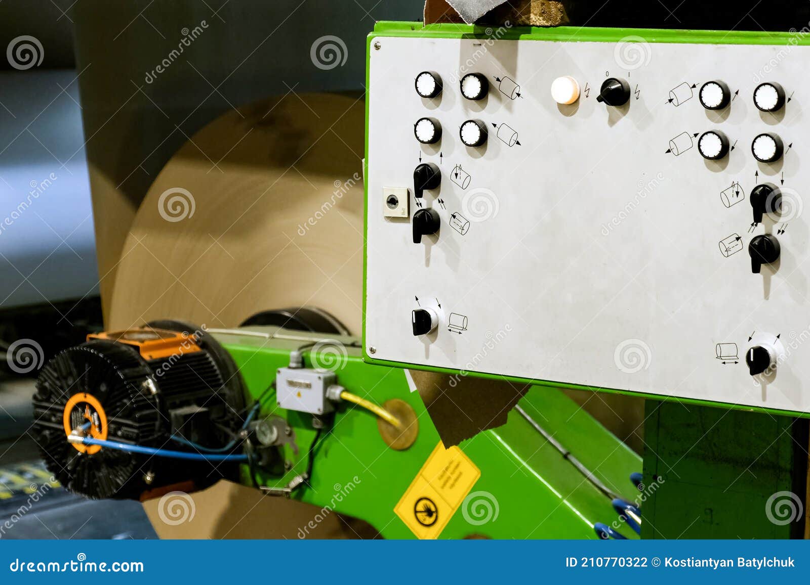 Push-button Control Panel for the Machine for the Production of ...
