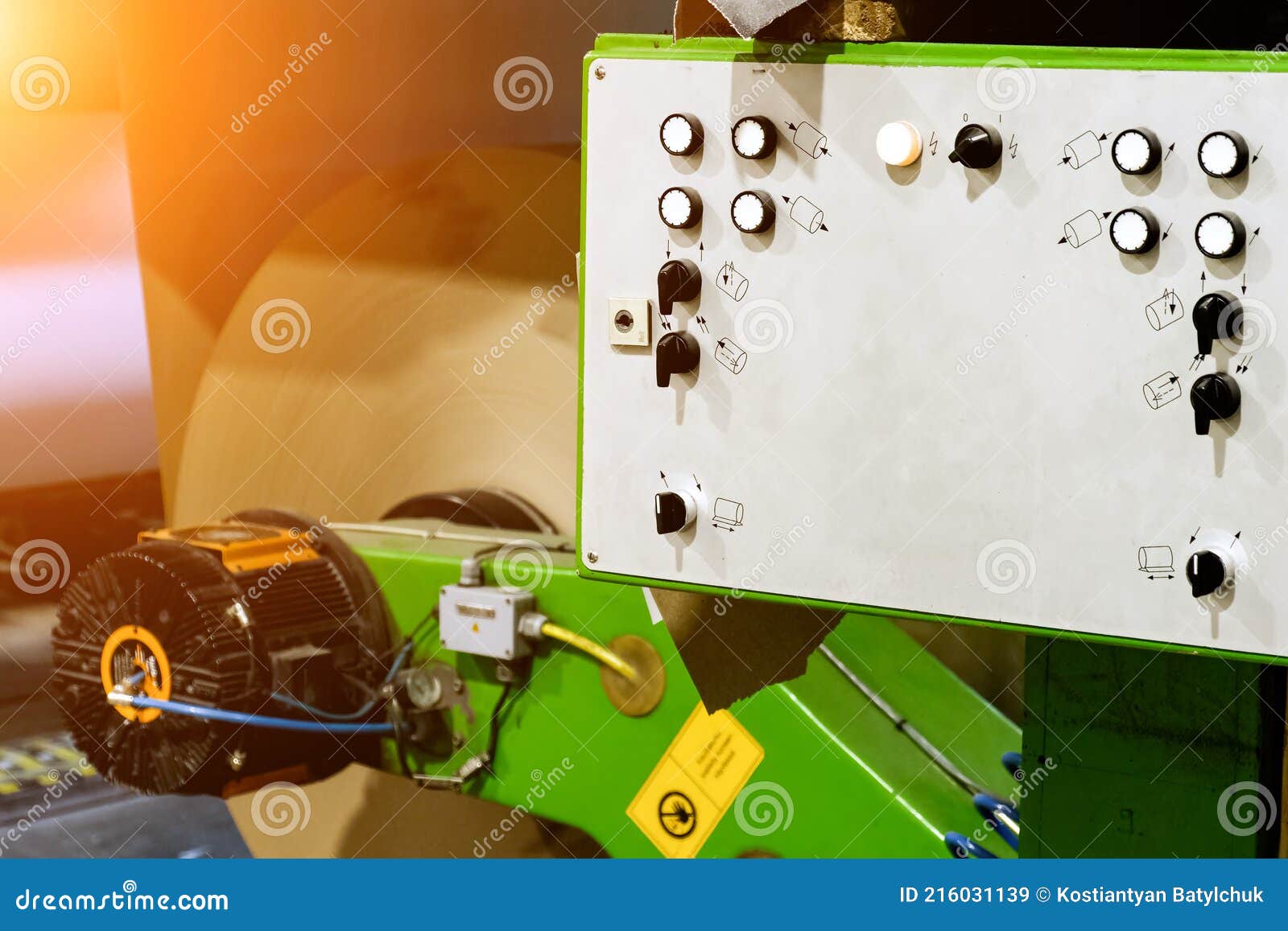 Push-button Control Panel for the Machine for the Production of ...
